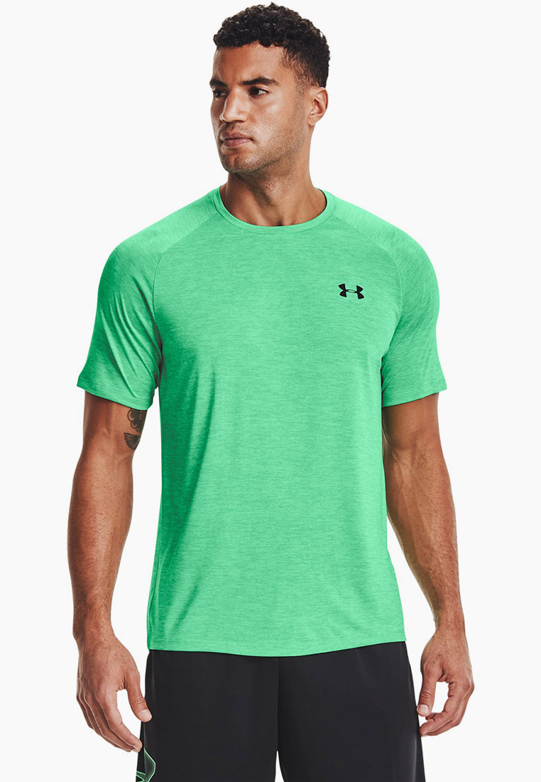 Футболка спортивная Under Armour UA Tech 2.0 SS Tee, цвет: зеленый ...