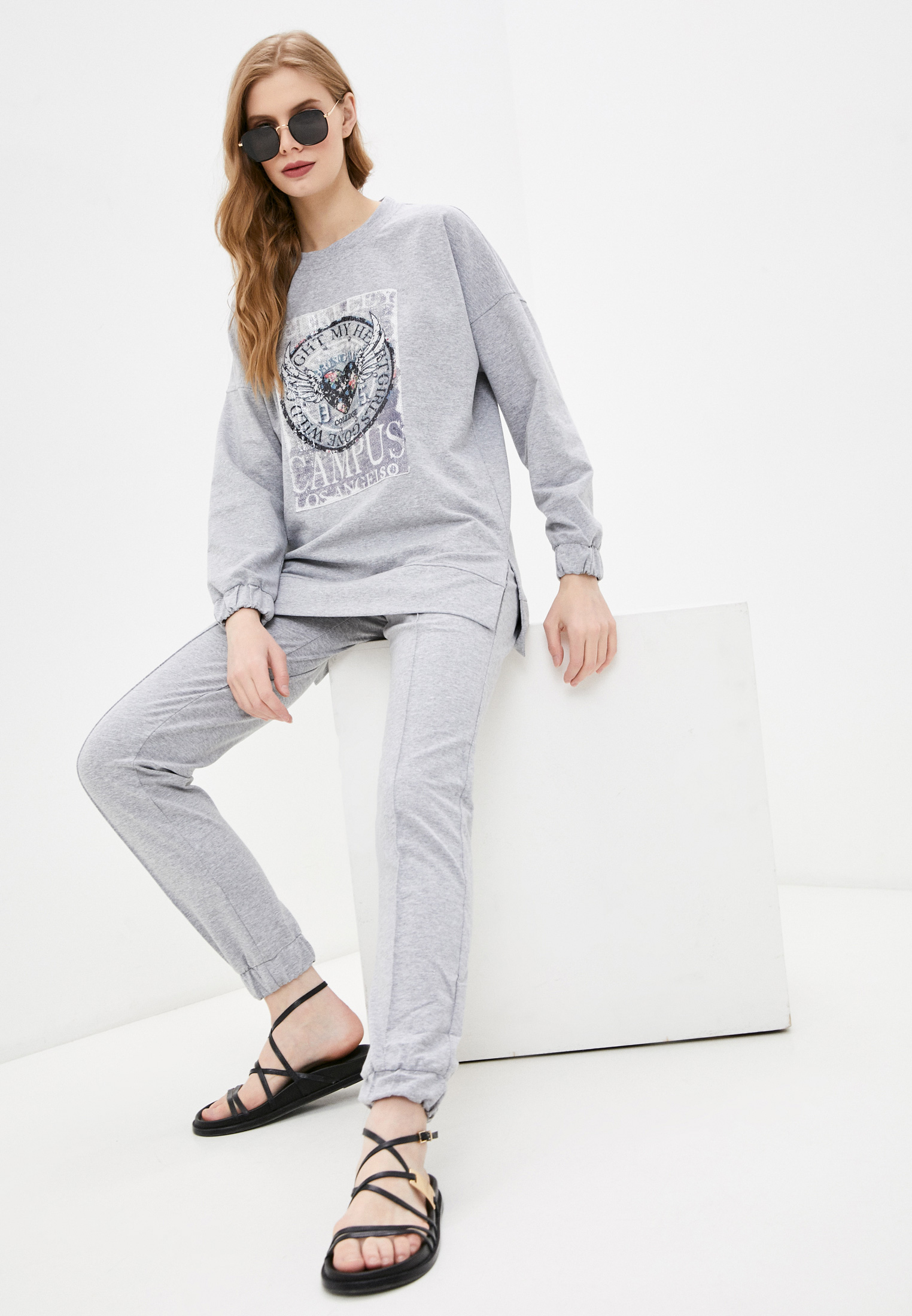 Костюм спортивный Sitlly, цвет: серый, RTLAAD012301 — купить в интернет ...