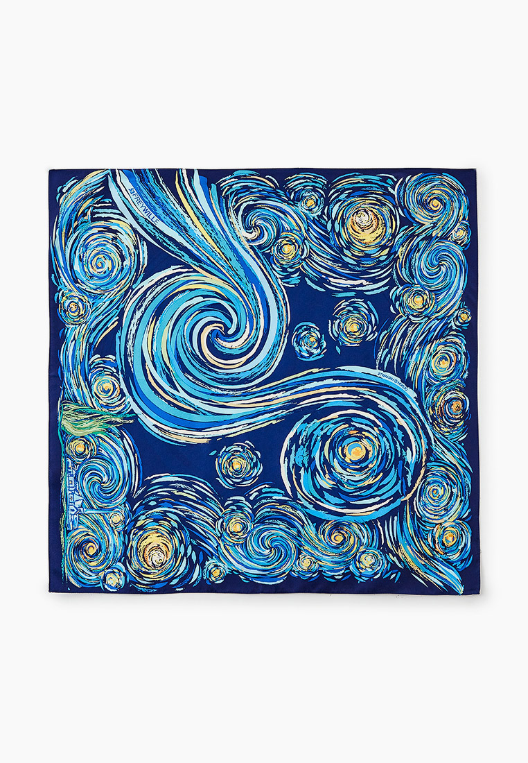 Платок Freywille "Гаврош", Посвящение Винсенту ван Гогу, цвет: синий ...