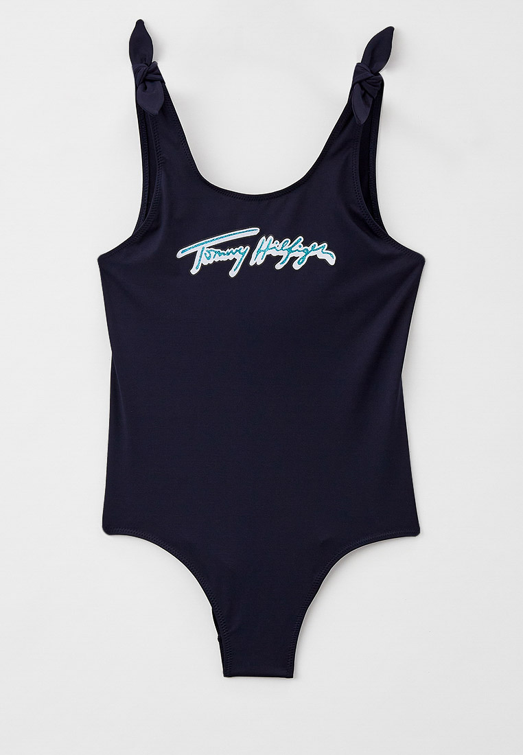 Купальник Tommy Hilfiger, цвет: синий, RTLAAE476401 — купить в интернет ...