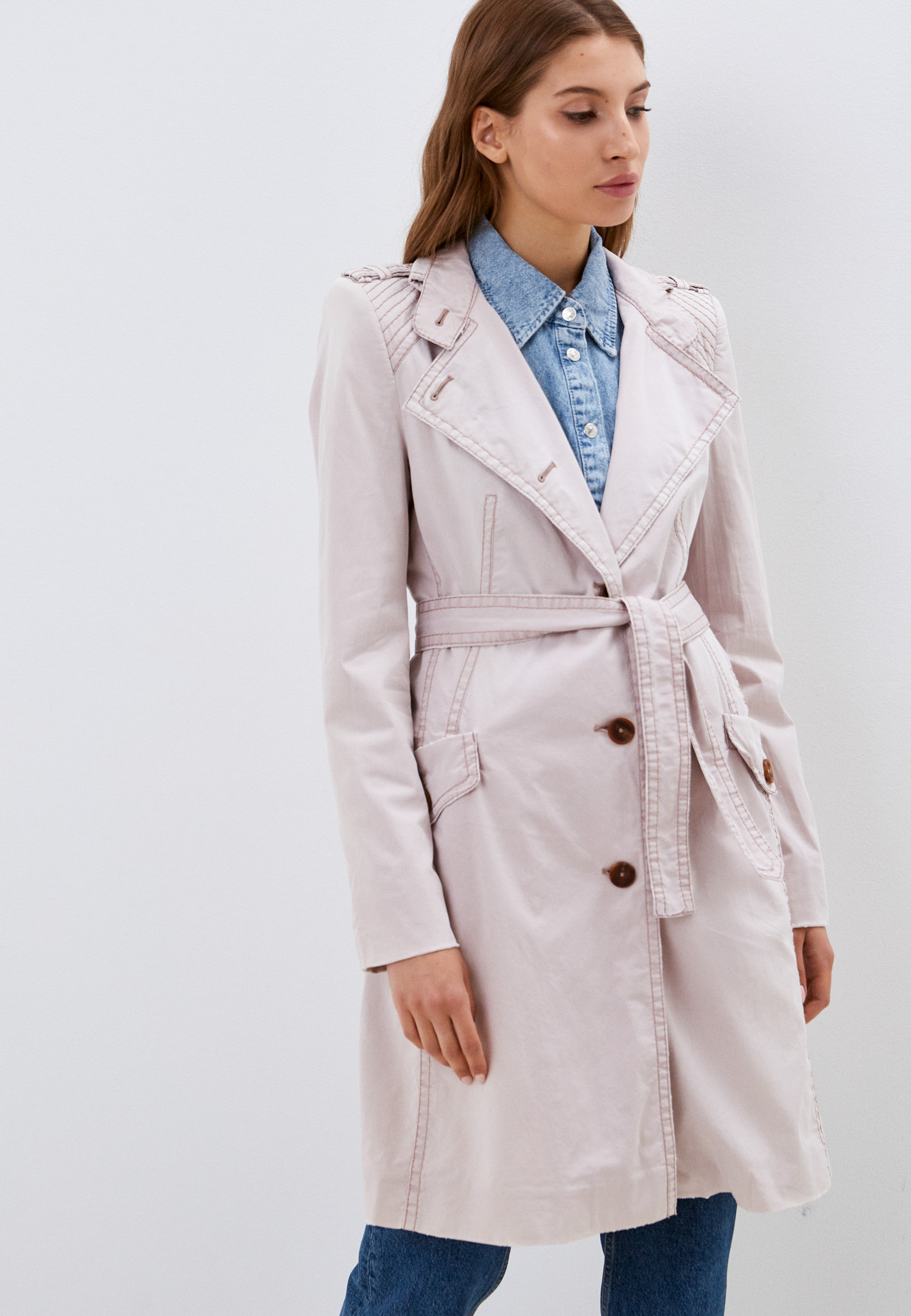 Плащ Tommy Hilfiger, цвет: розовый, RTLAAE479401 — купить в интернет ...