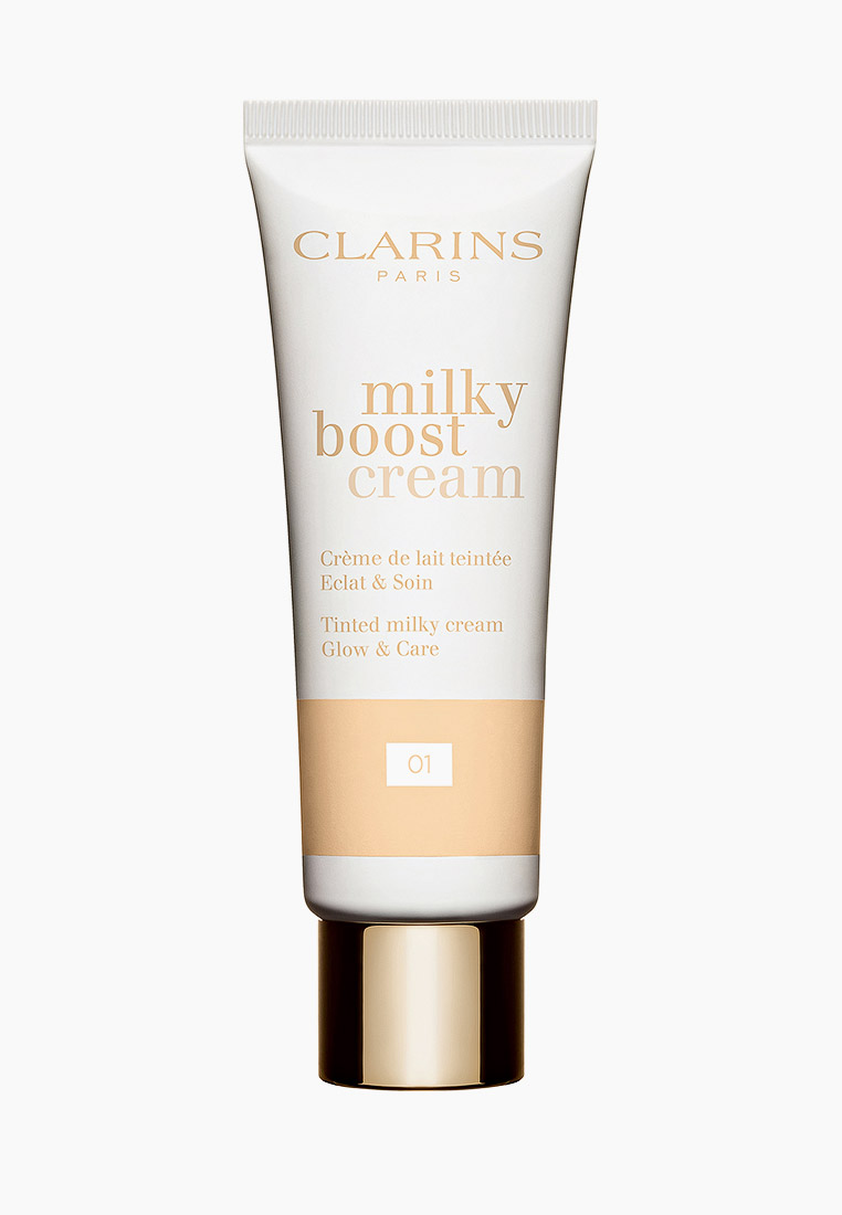 BB-Крем для лица Clarins MILKY BOOST CREAM, с эффектом сияния, тон 01 ...