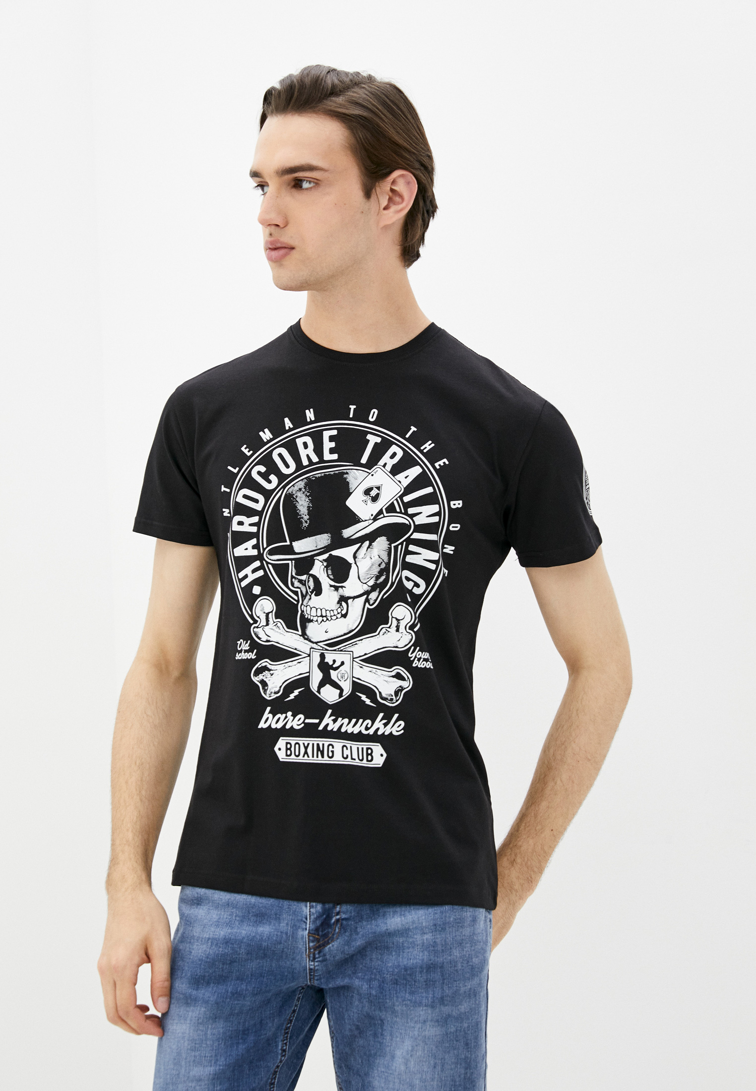 Футболка Hardcore Training Stylish Skull, цвет: черный, RTLAAF900301 ...