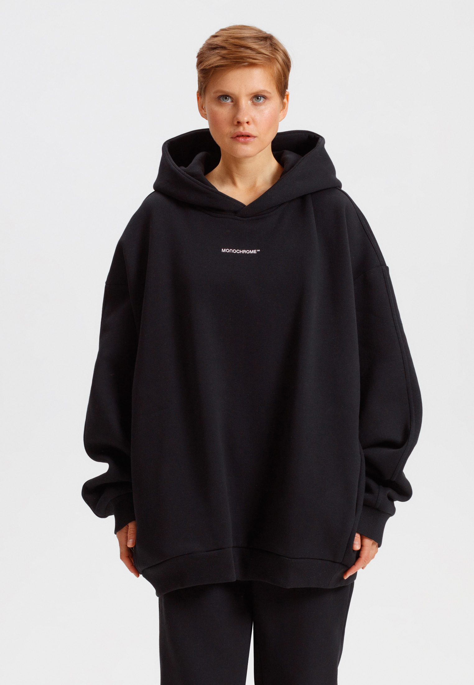 Худи Monochrome REGULAR Black, цвет: черный, RTLAAH322101 — купить в ...