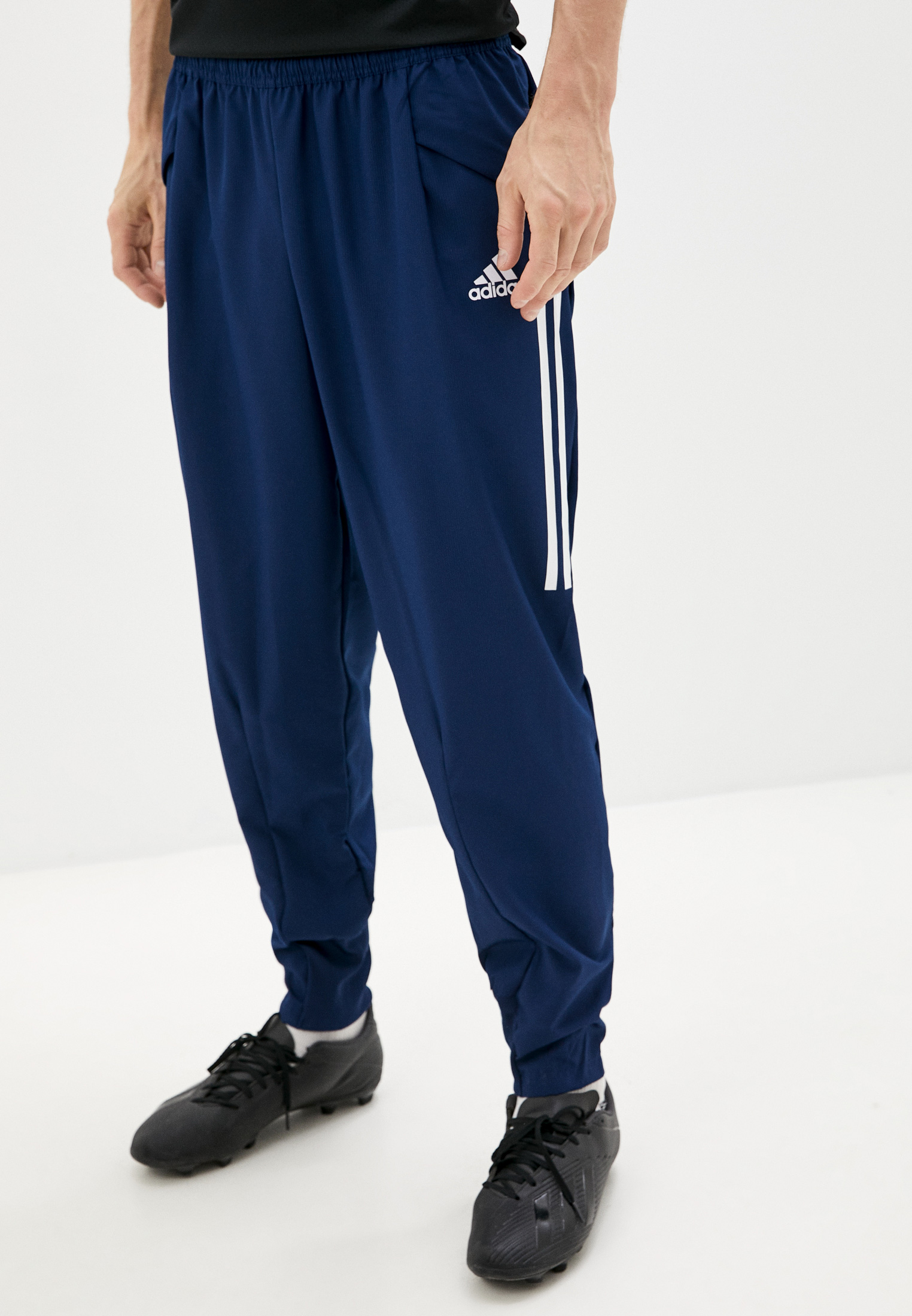 Брюки спортивные adidas CON20 PRE PNT, цвет: синий, RTLAAK694201 ...