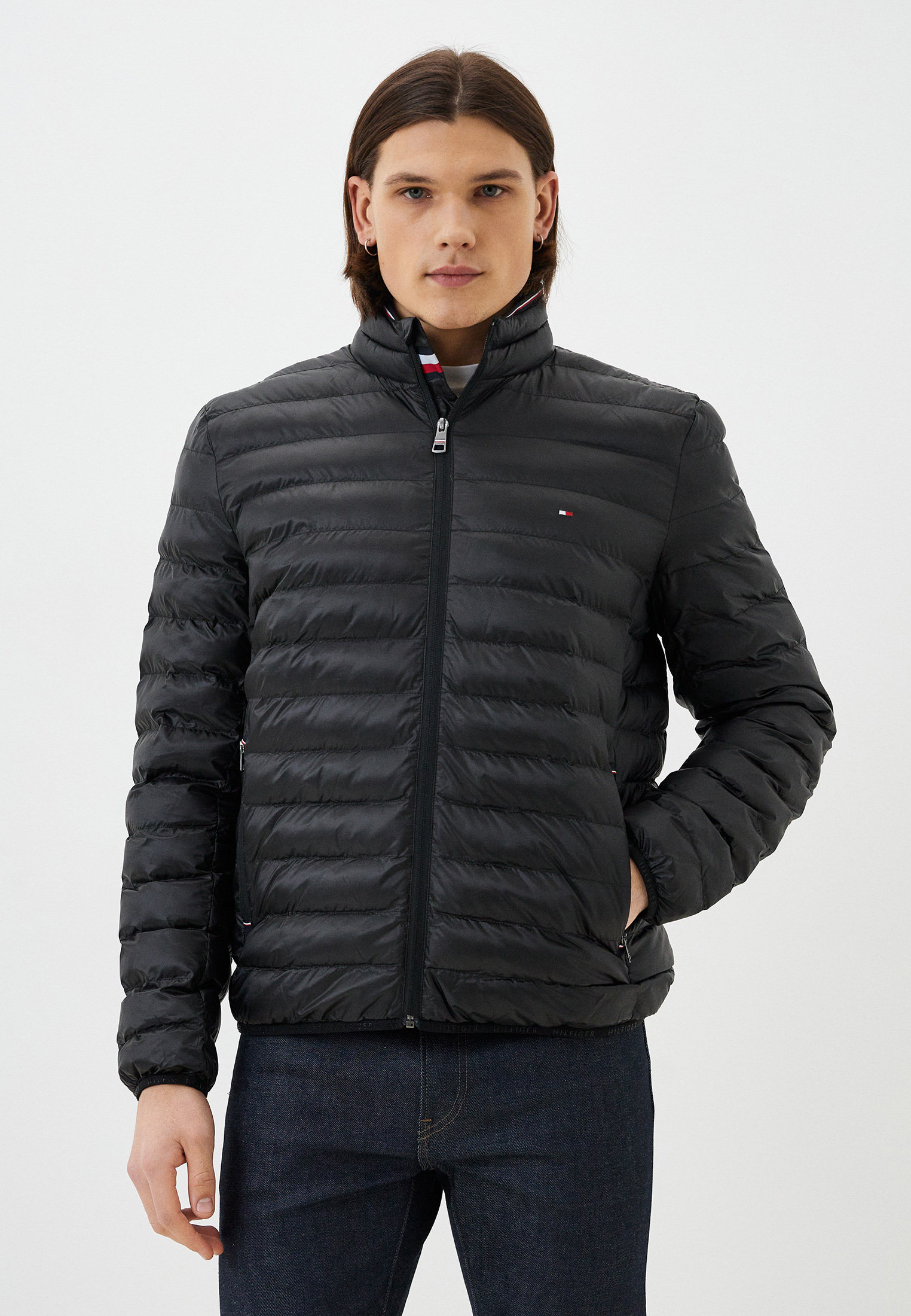 Куртка утепленная Tommy Hilfiger, цвет: черный, RTLAAK724002 — купить в ...