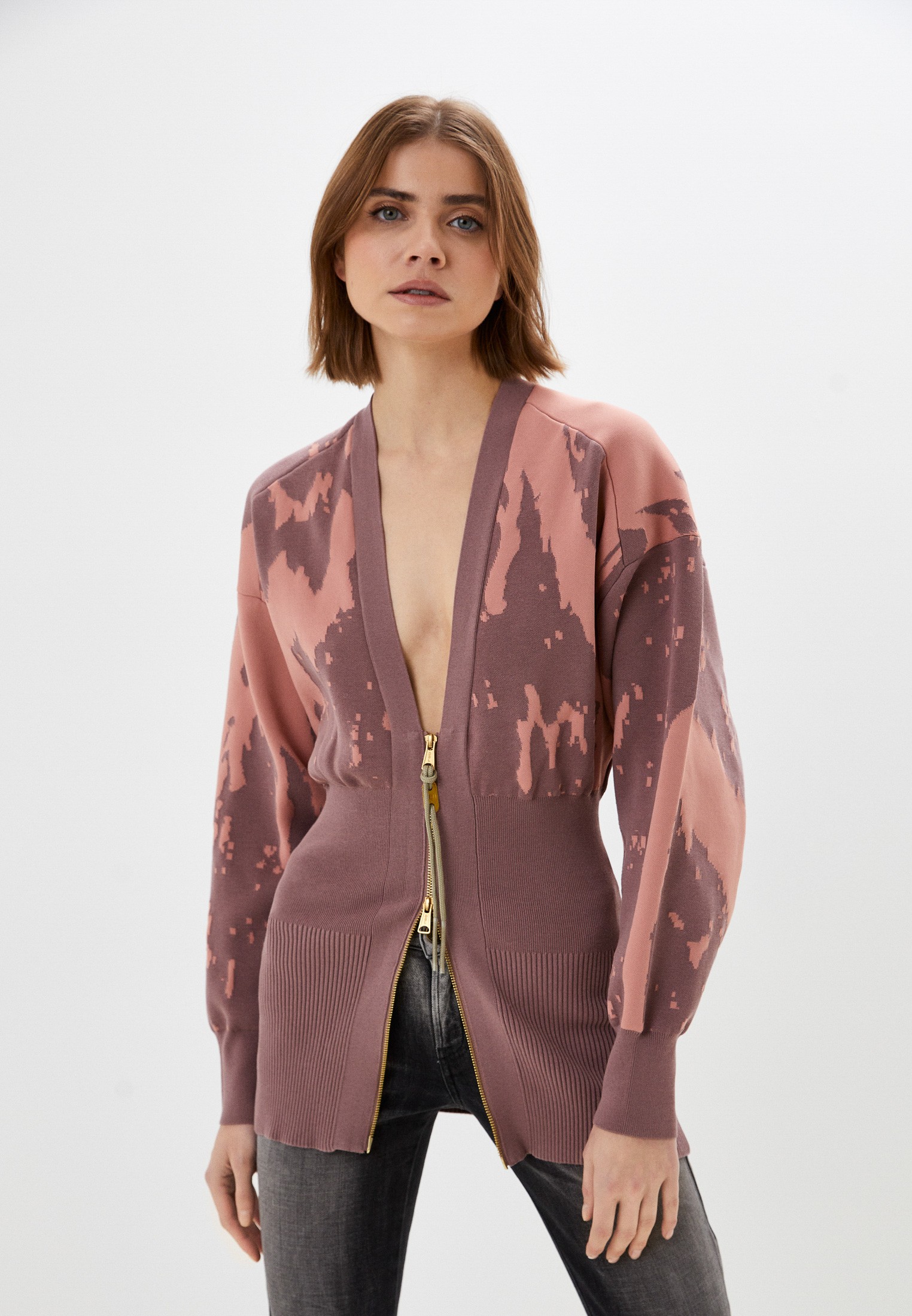 Кардиган Diesel, цвет: розовый, RTLAAL608203 — купить в интернет ...