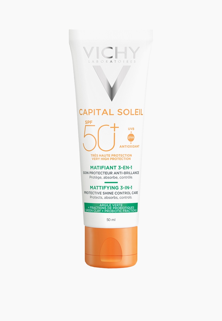 Крем солнцезащитный Vichy Spf 50+, матирующий, для проблемной и жирной ...