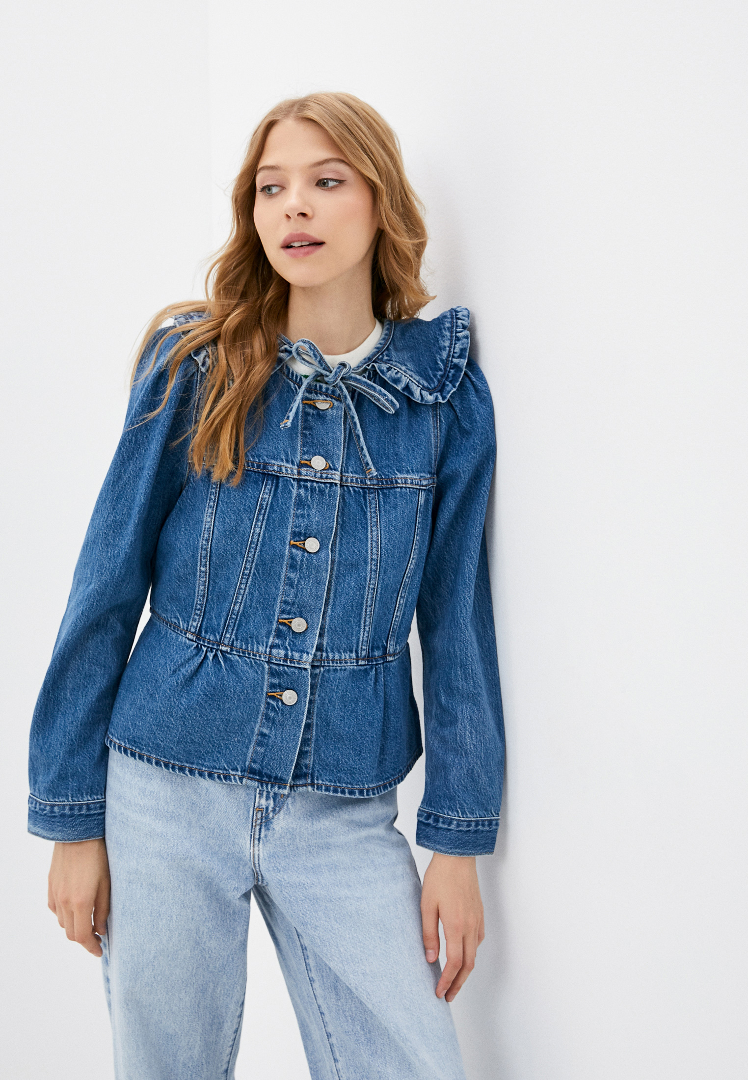 Куртка джинсовая Levi's®, цвет: синий, RTLAAM598401 — купить в интернет ...