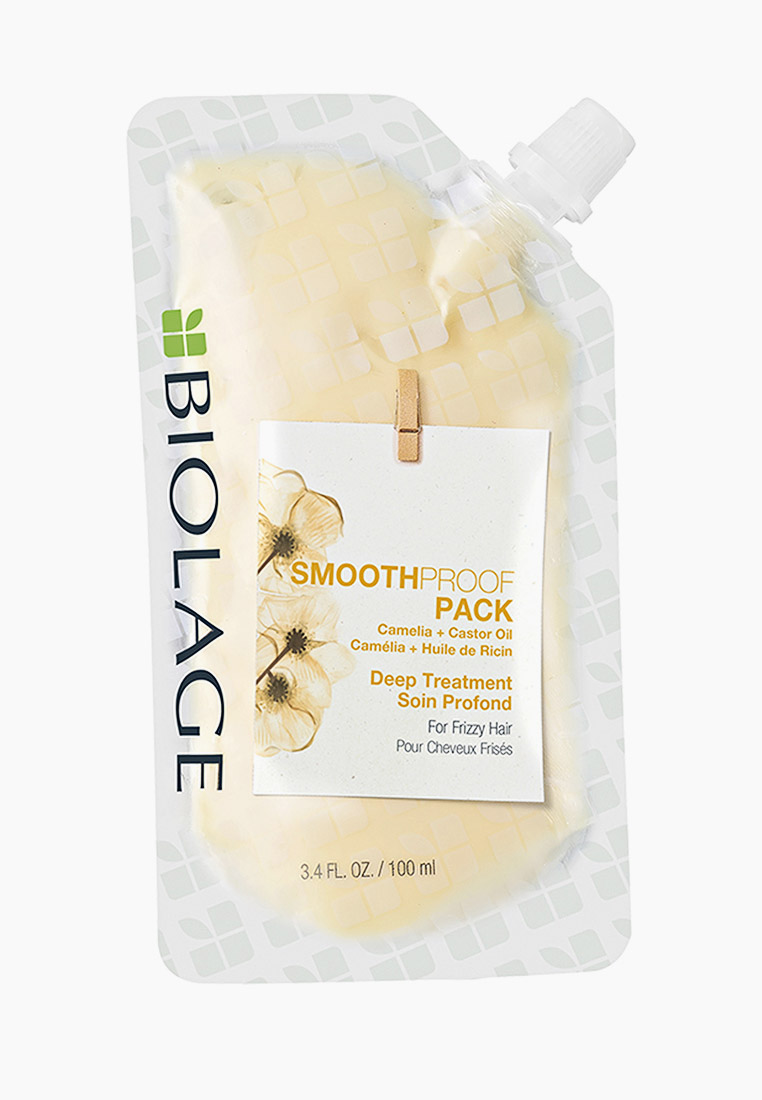 Маска для волос Biolage разглаживающая, цвет: прозрачный, RTLAAM748801 ...