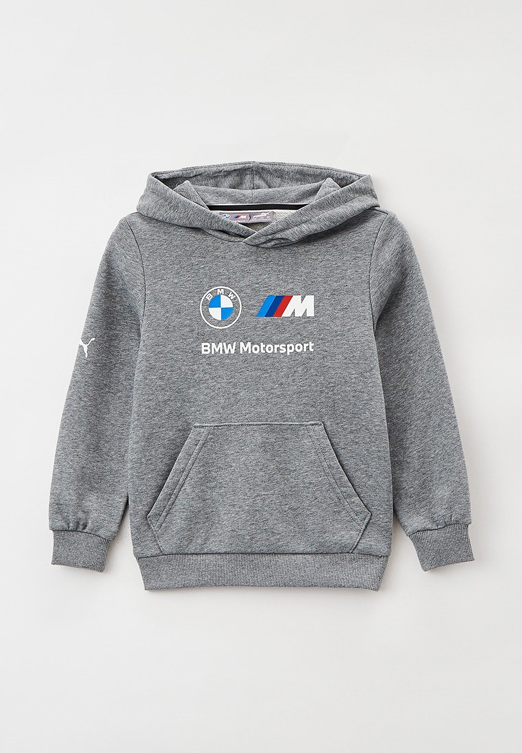 Худи PUMA BMW MMS Kids ESS Logo Hoodie FT, цвет: серый, RTLABC177001 ...