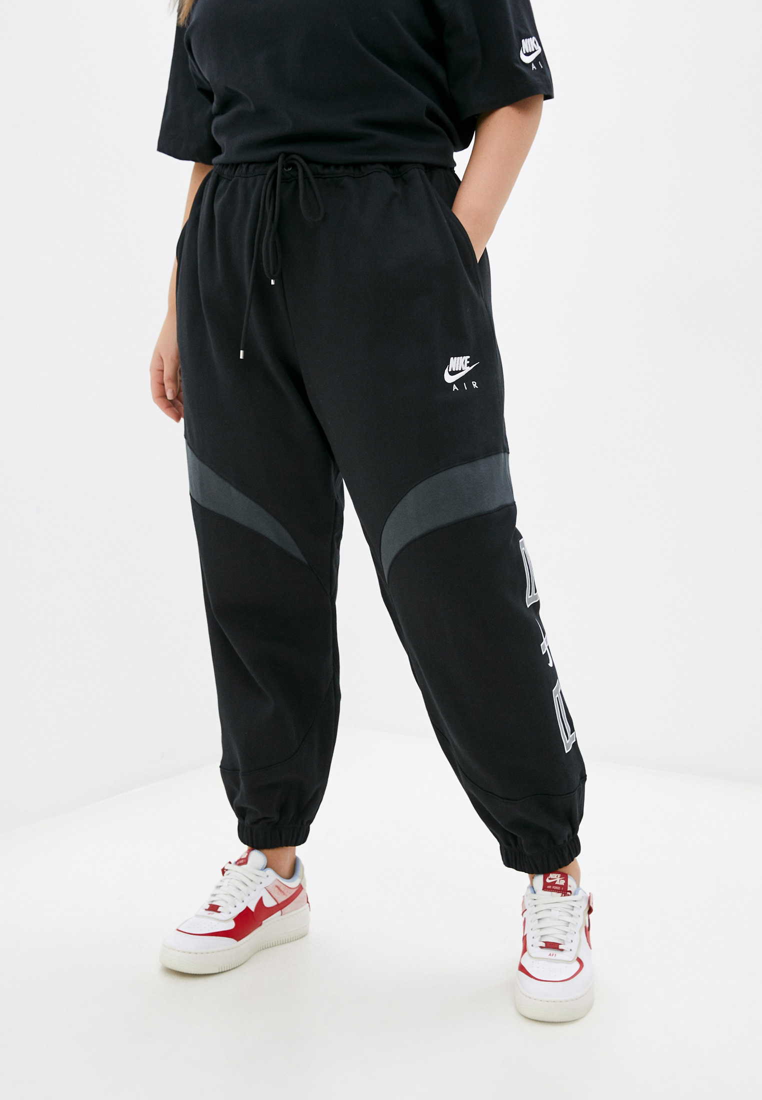 Брюки спортивные Nike W Nsw Air Flc Mr Jggr Plus цвет черный