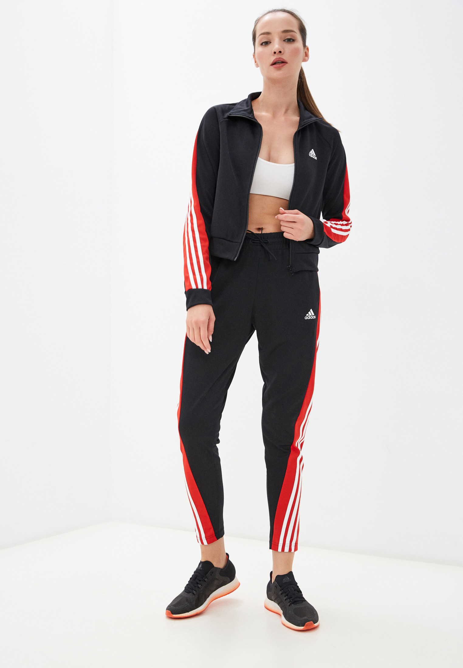 Костюм спортивный adidas W TEAMSPORT TS, цвет: черный, RTLAAO471801 ...