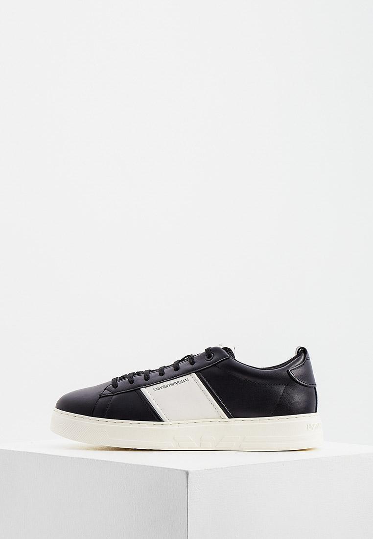 Кеды Emporio Armani, цвет: черный, RTLAAO496301 — купить в интернет ...