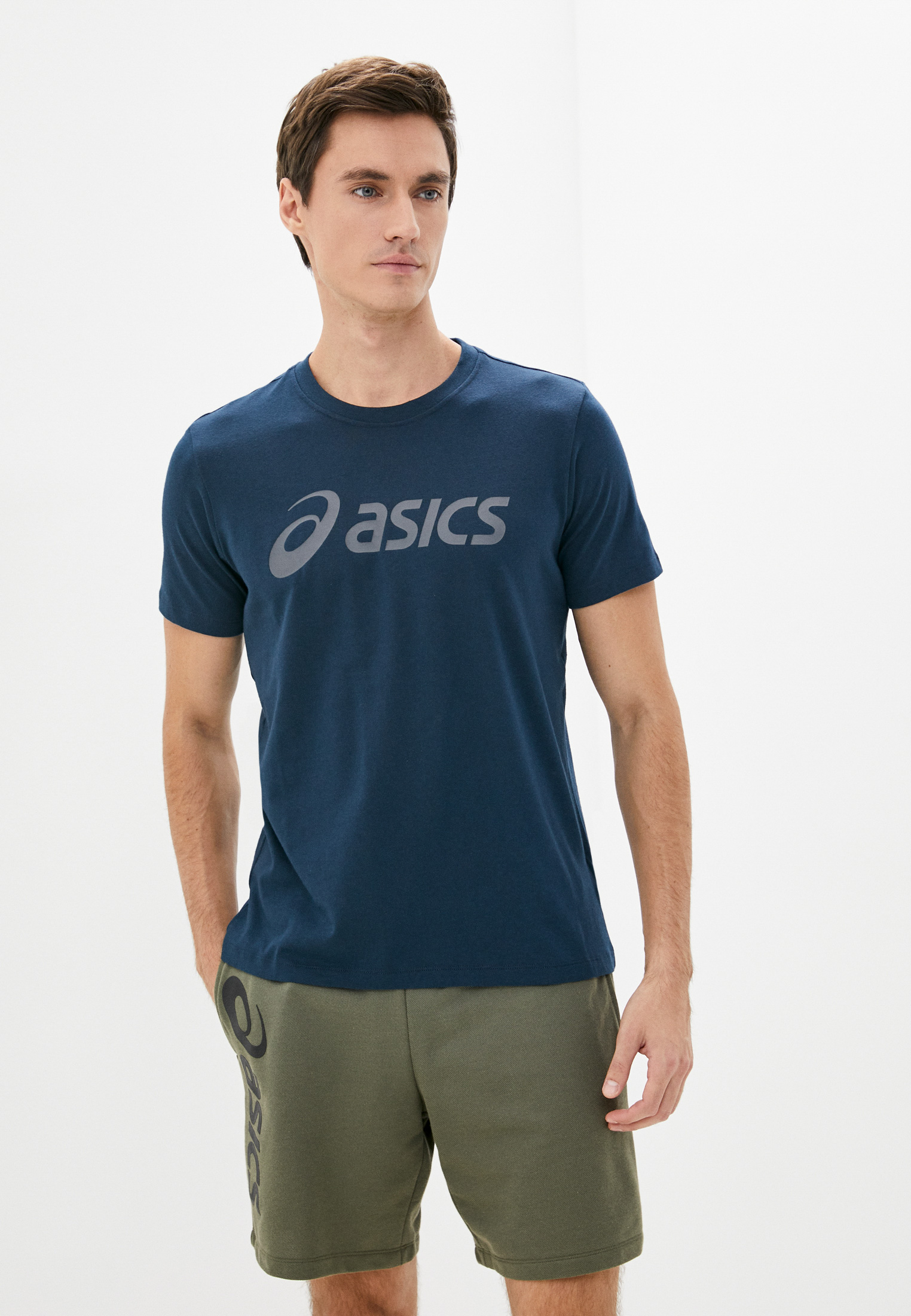 Футболка ASICS ASICS BIG LOGO TEE, цвет: синий, RTLAAP496901 — купить в ...