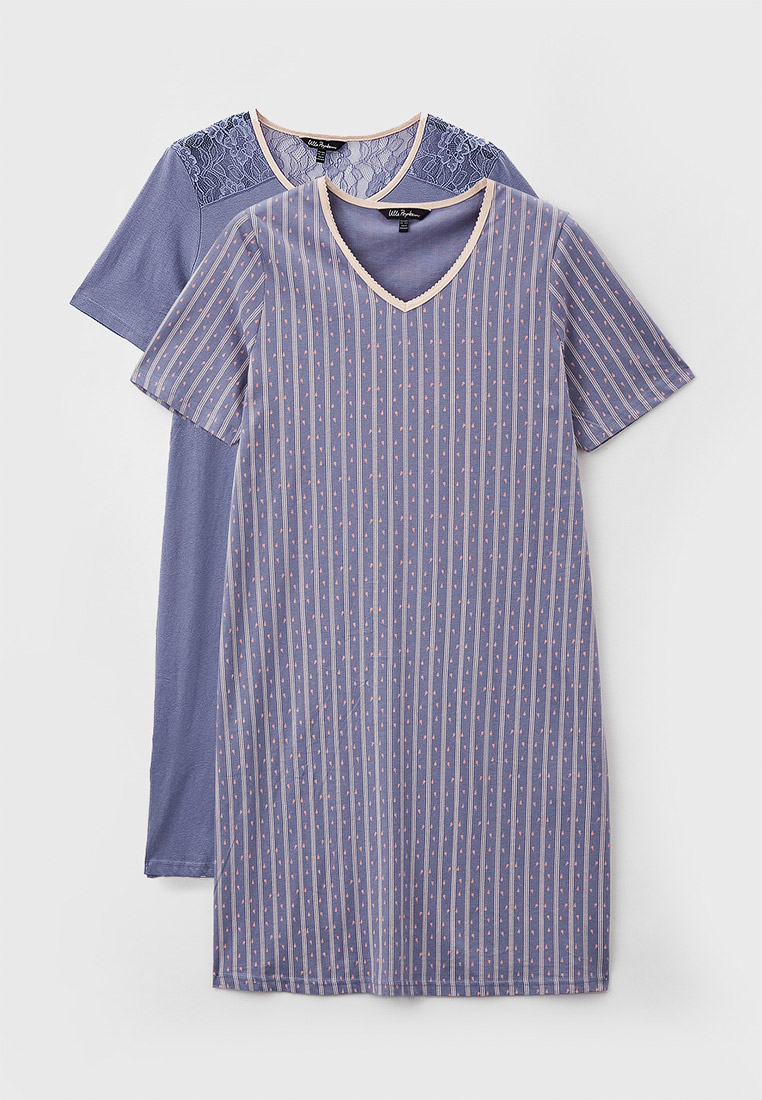 Платья домашние 2 шт. Ulla Popken, цвет: голубой, RTLAAQ878101 — купить ...