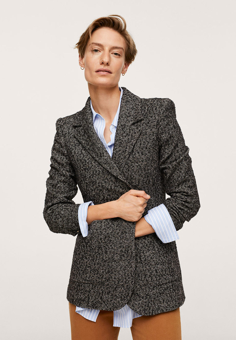 Жакет Mango LUIS, цвет: серый, RTLAAS926701 — купить в интернет ...