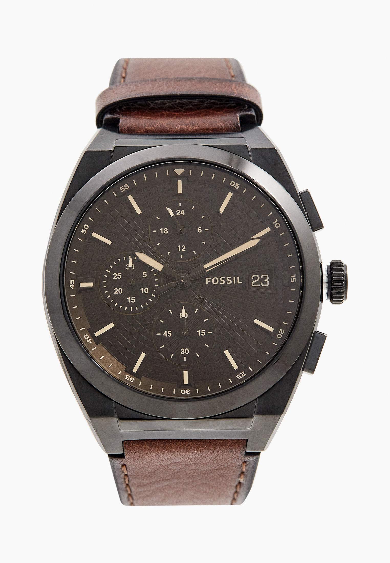 Часы Fossil FS5798, цвет: коричневый, RTLAAS966301 — купить в интернет ...