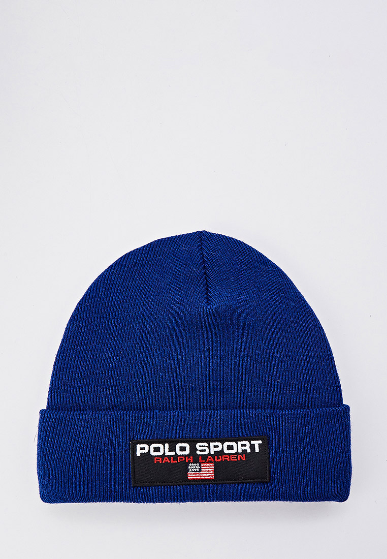 Шапка Polo Ralph Lauren, цвет: синий, RTLAAT087202 — купить в интернет ...