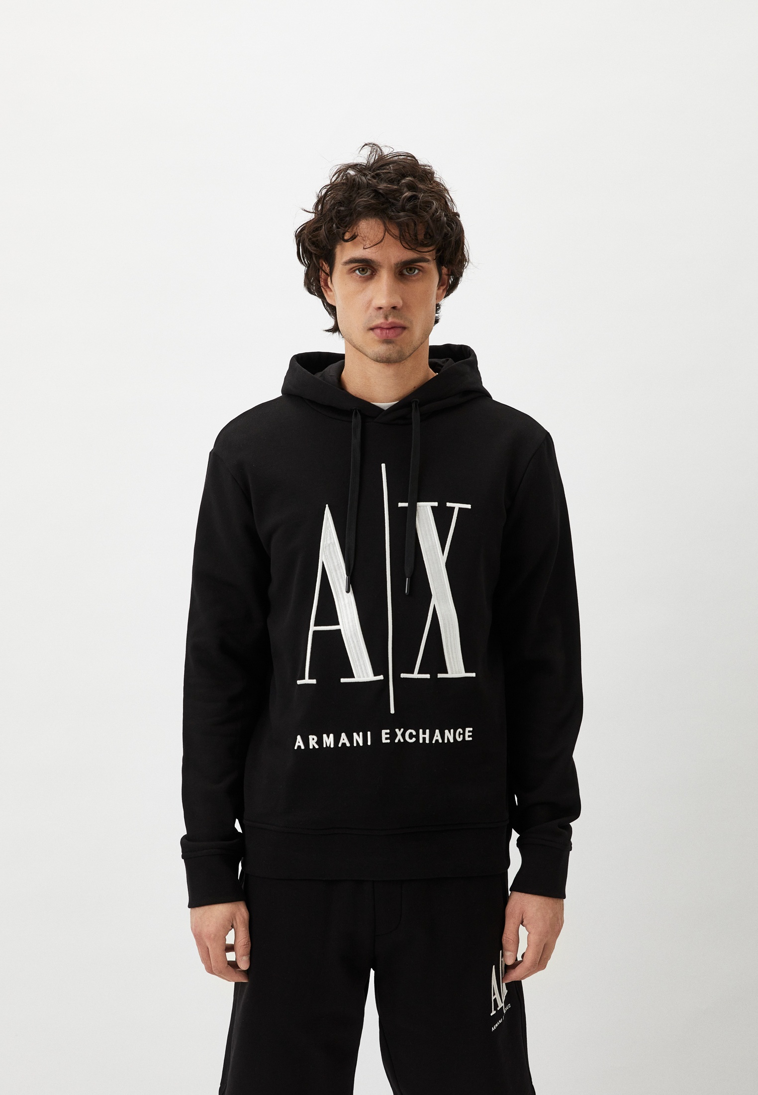 Худи Armani Exchange, цвет: черный, RTLAAT159902 — купить в интернет ...