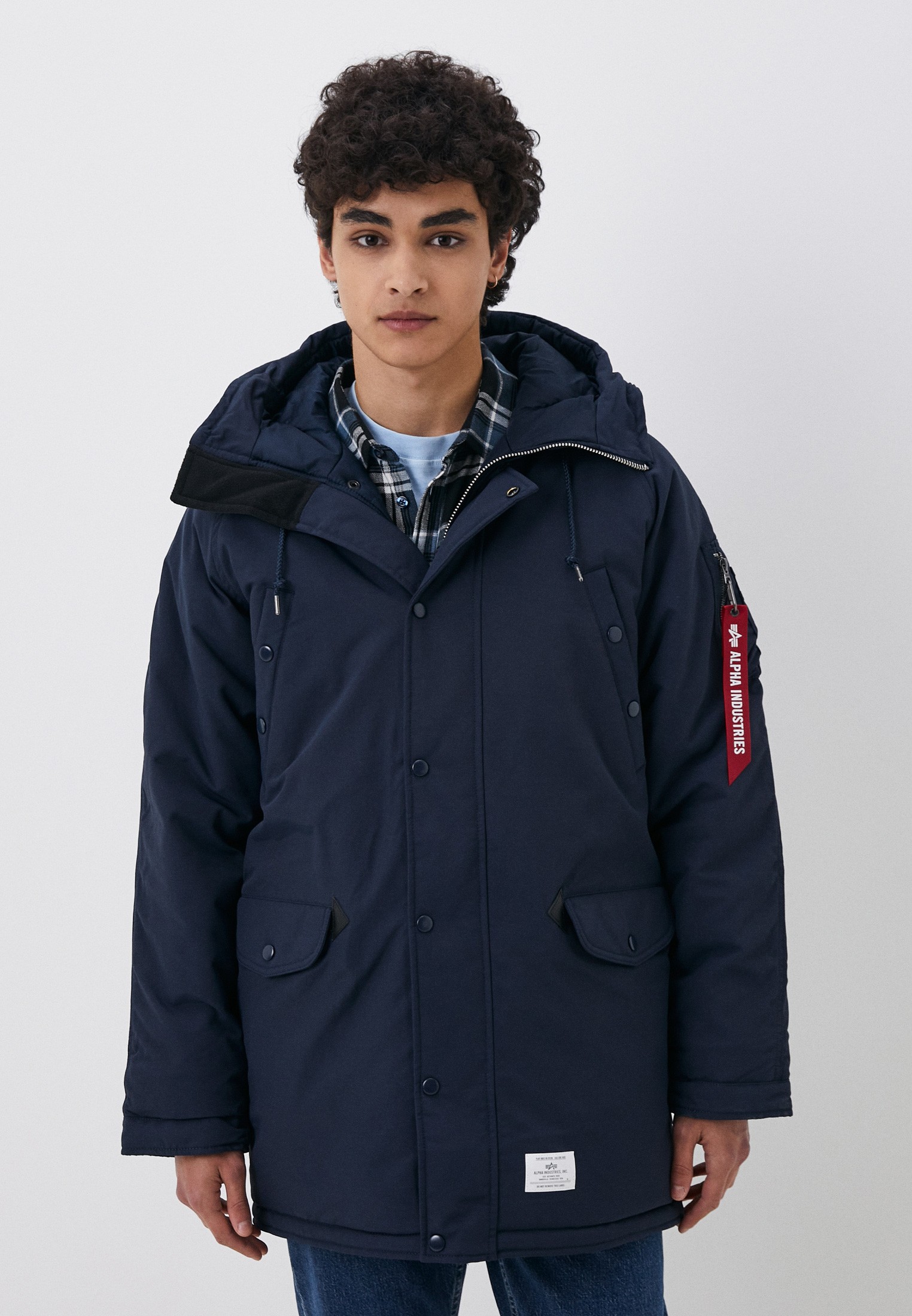 Парка Alpha Industries N-3B ALTITUDE MOD PARKA, цвет: синий ...