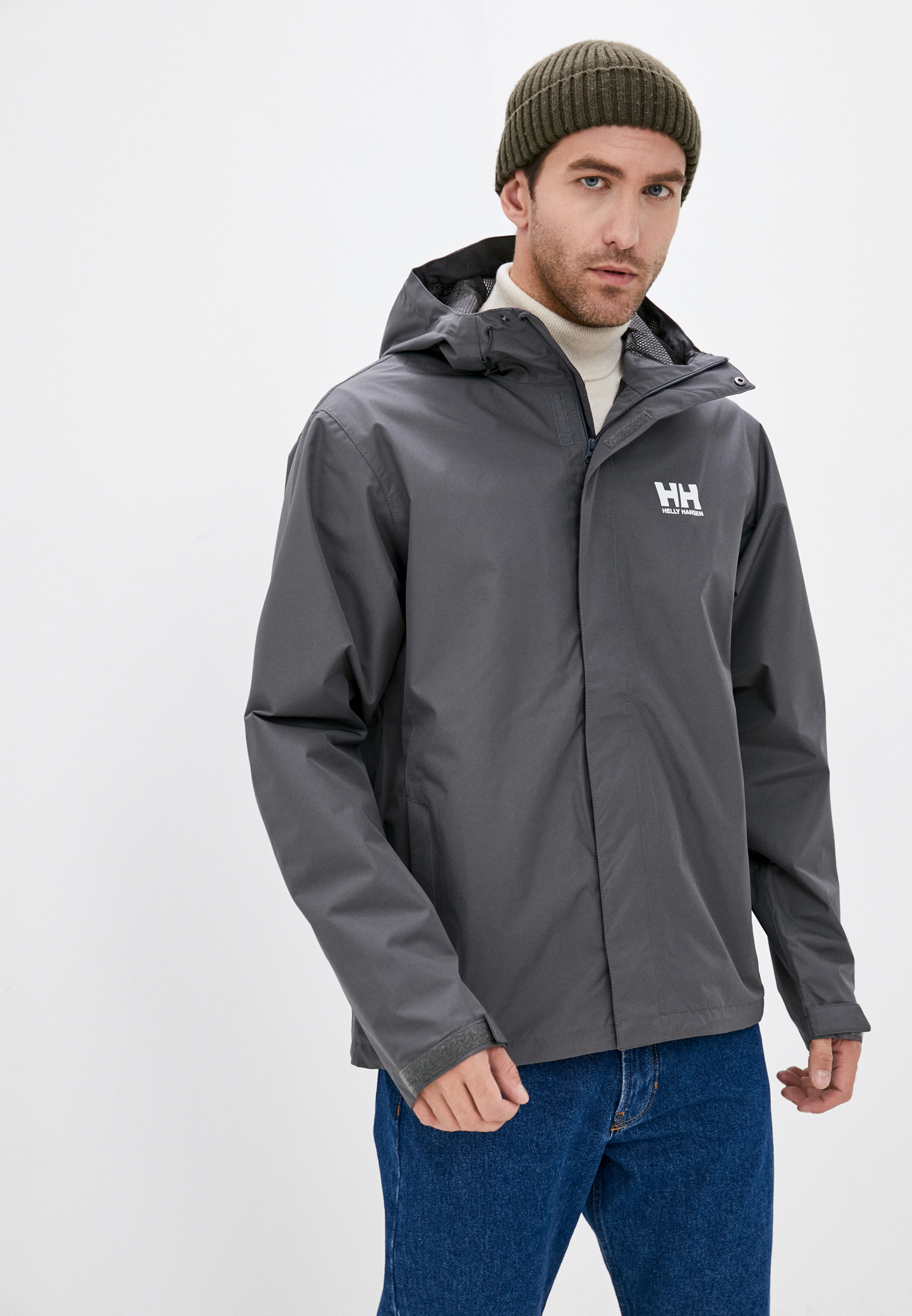 Ветровка Helly Hansen SEVEN J JACKET, цвет: серый, RTLAAU231501 ...