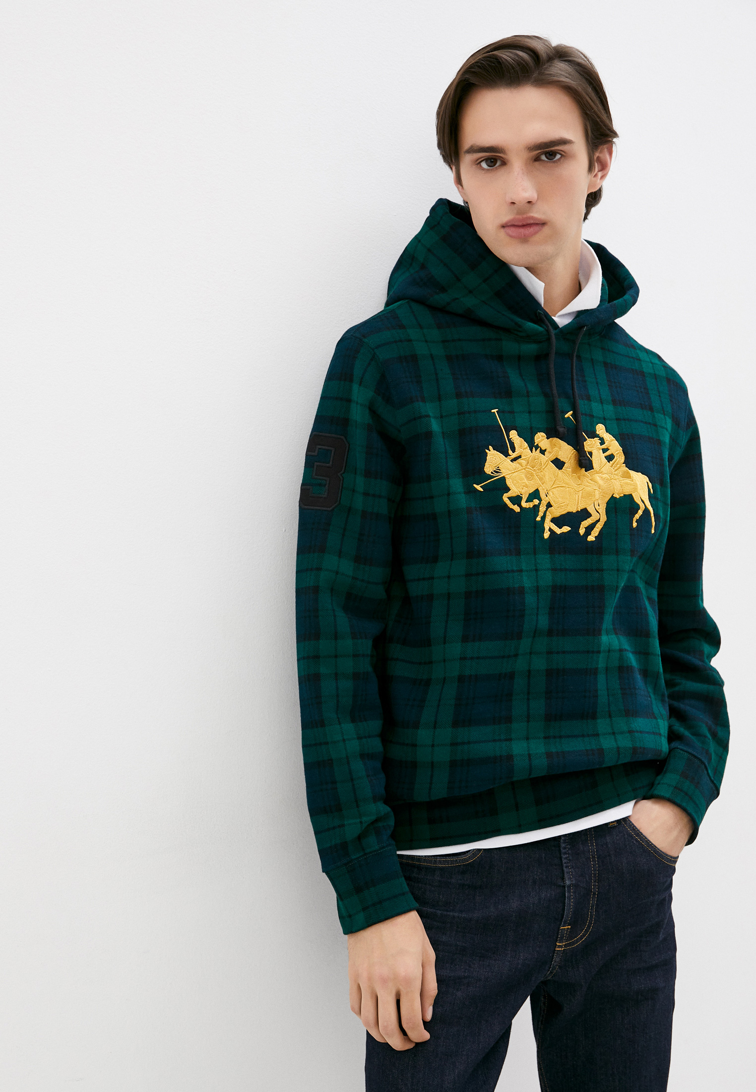 Худи Polo Ralph Lauren, цвет: мультиколор, RTLAAV297501 — купить в ...