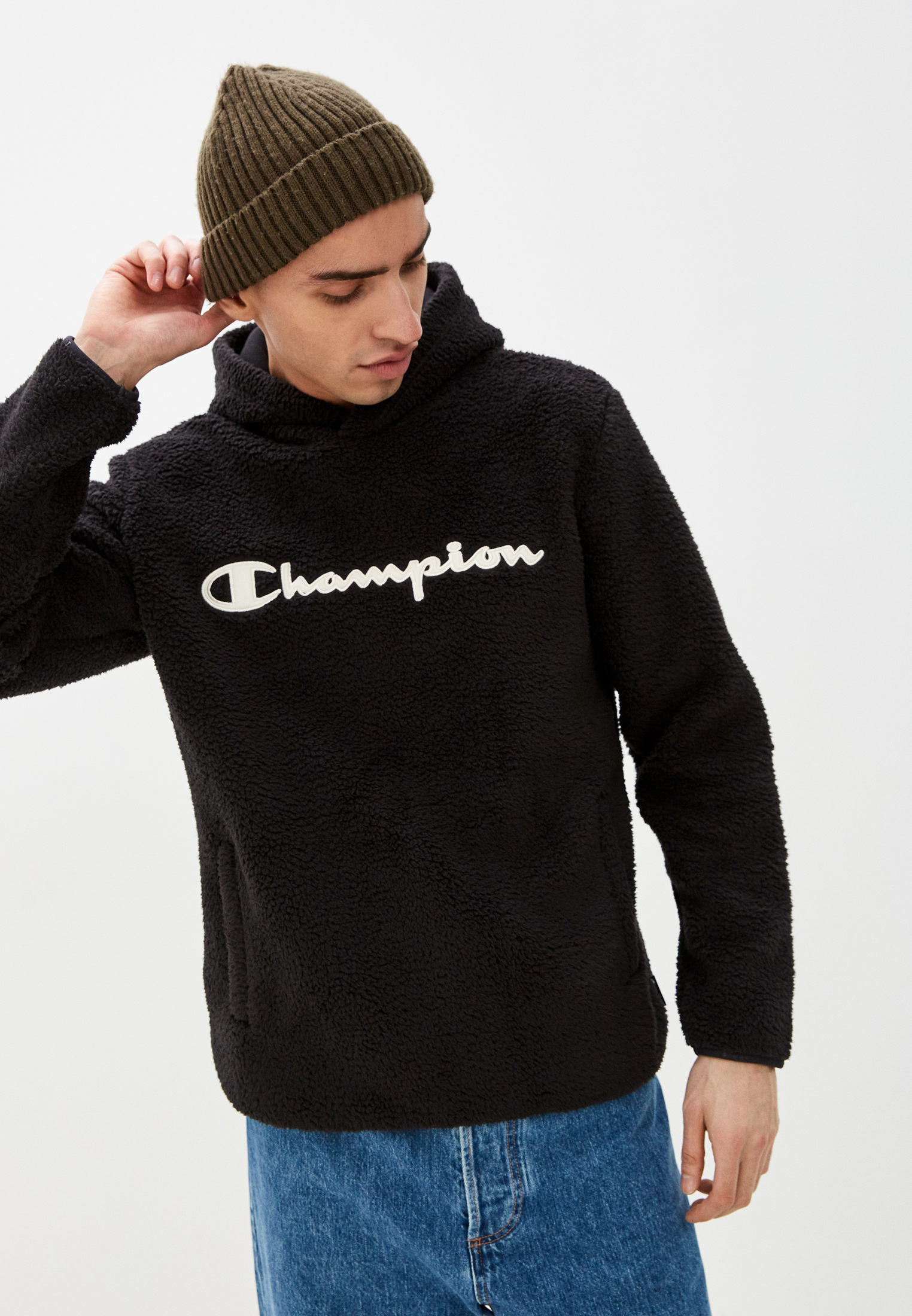 Худи Champion LEGACY POLAR Hooded Top, цвет: черный, RTLAAV527701 ...