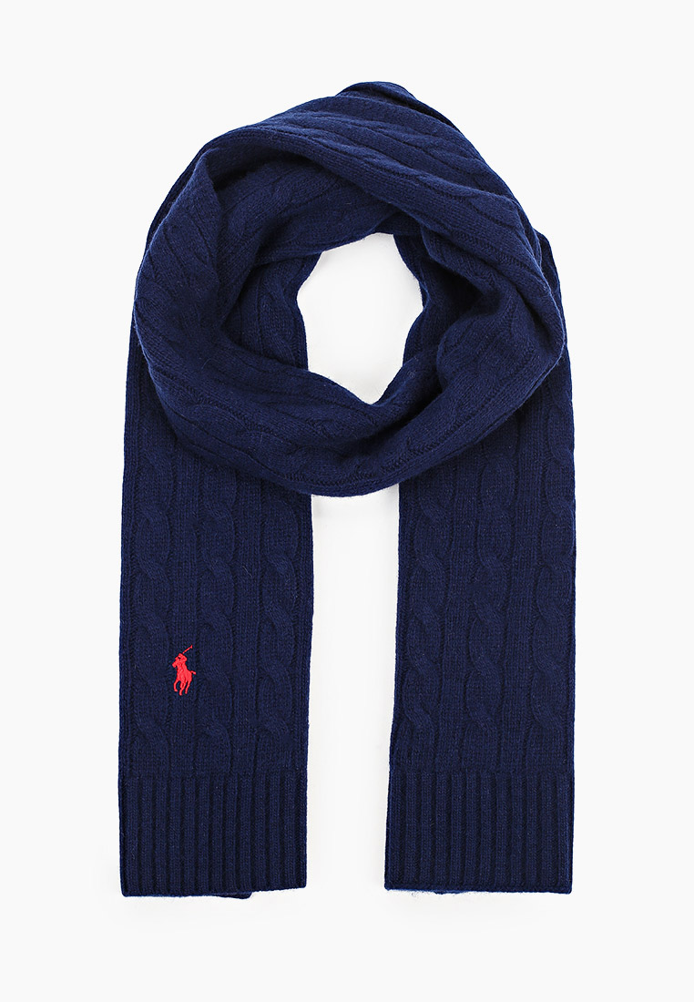 Шарф Polo Ralph Lauren, цвет: синий, RTLAAW168401 — купить в интернет ...