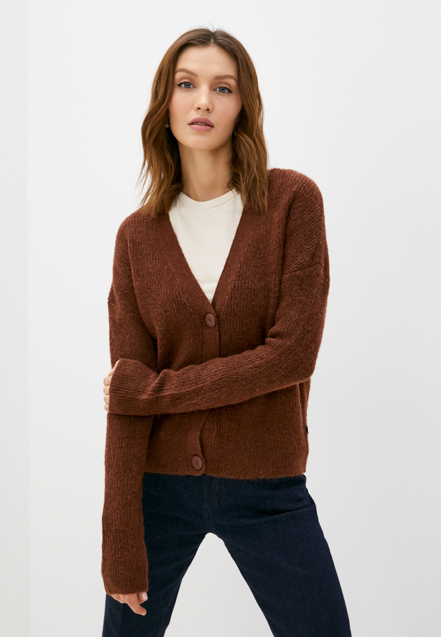 Кардиган Q/S designed by, цвет: коричневый, RTLAAX401101 — купить в ...