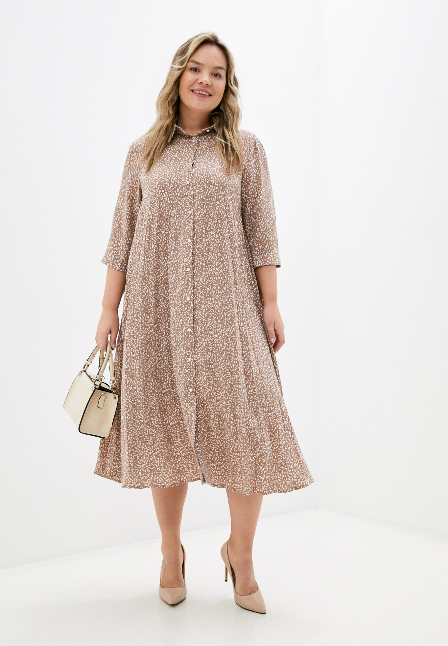 Платье Francesca Peretti, цвет: коричневый, RTLAAX938901 — купить в ...