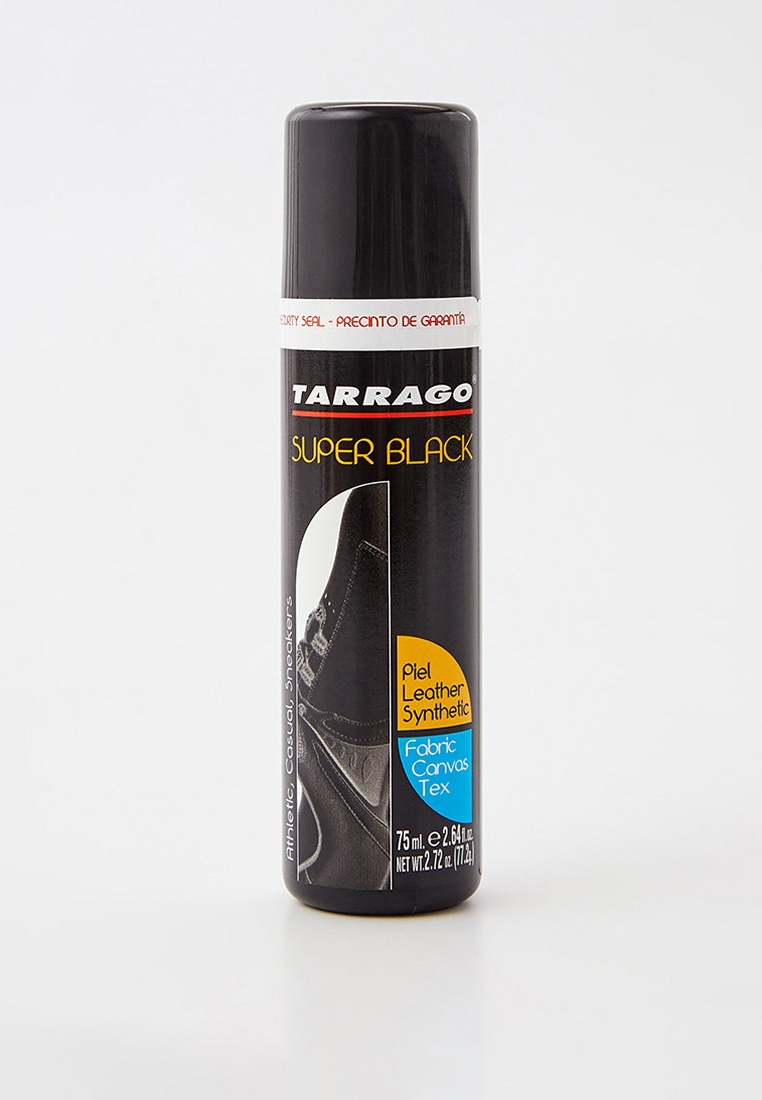 Краска для гладкой кожи Tarrago Super Black, черная, 75 мл, цвет ...