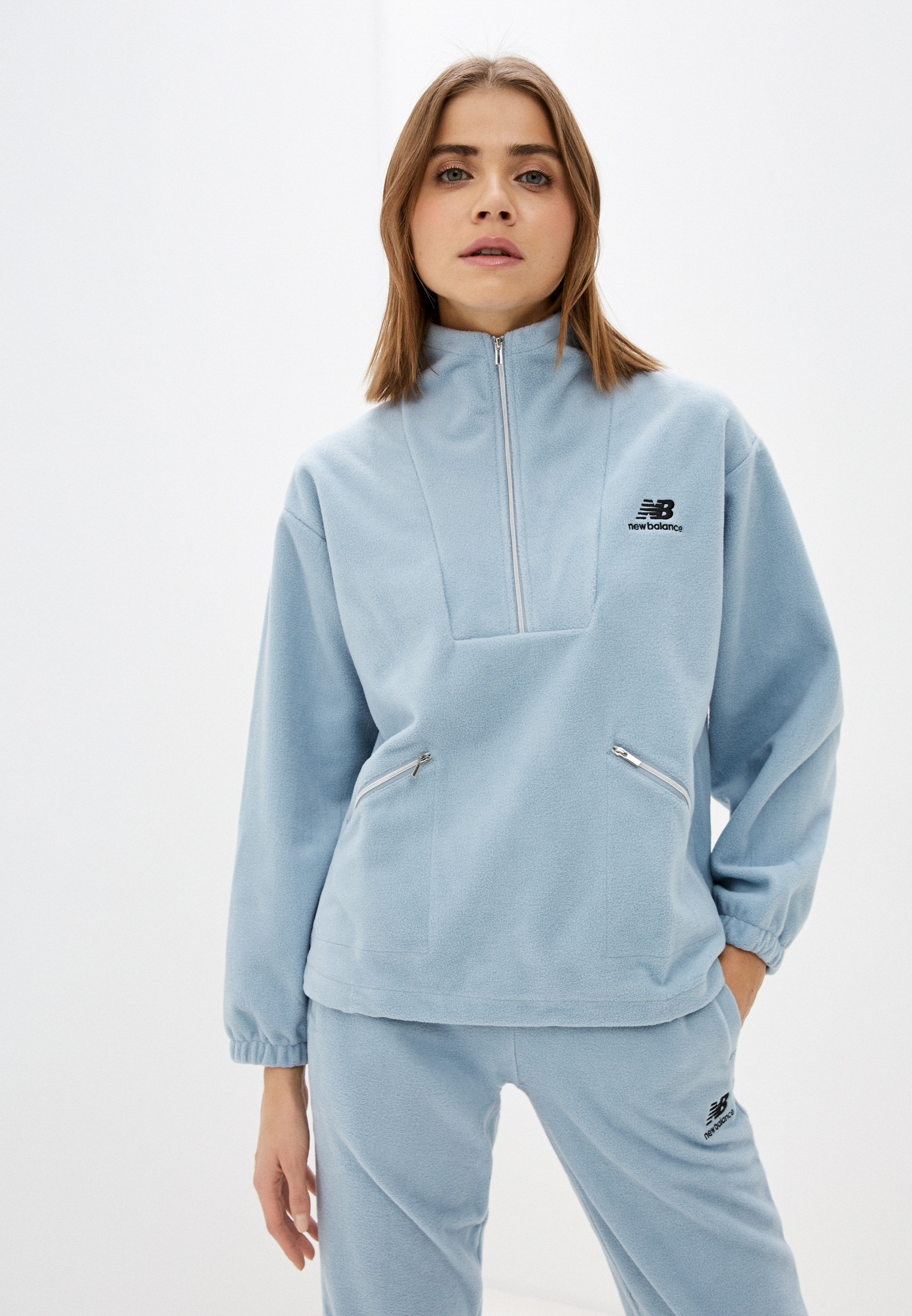 Олимпийка New Balance NB Athletics Winterized Quarter Zipper, цвет ...