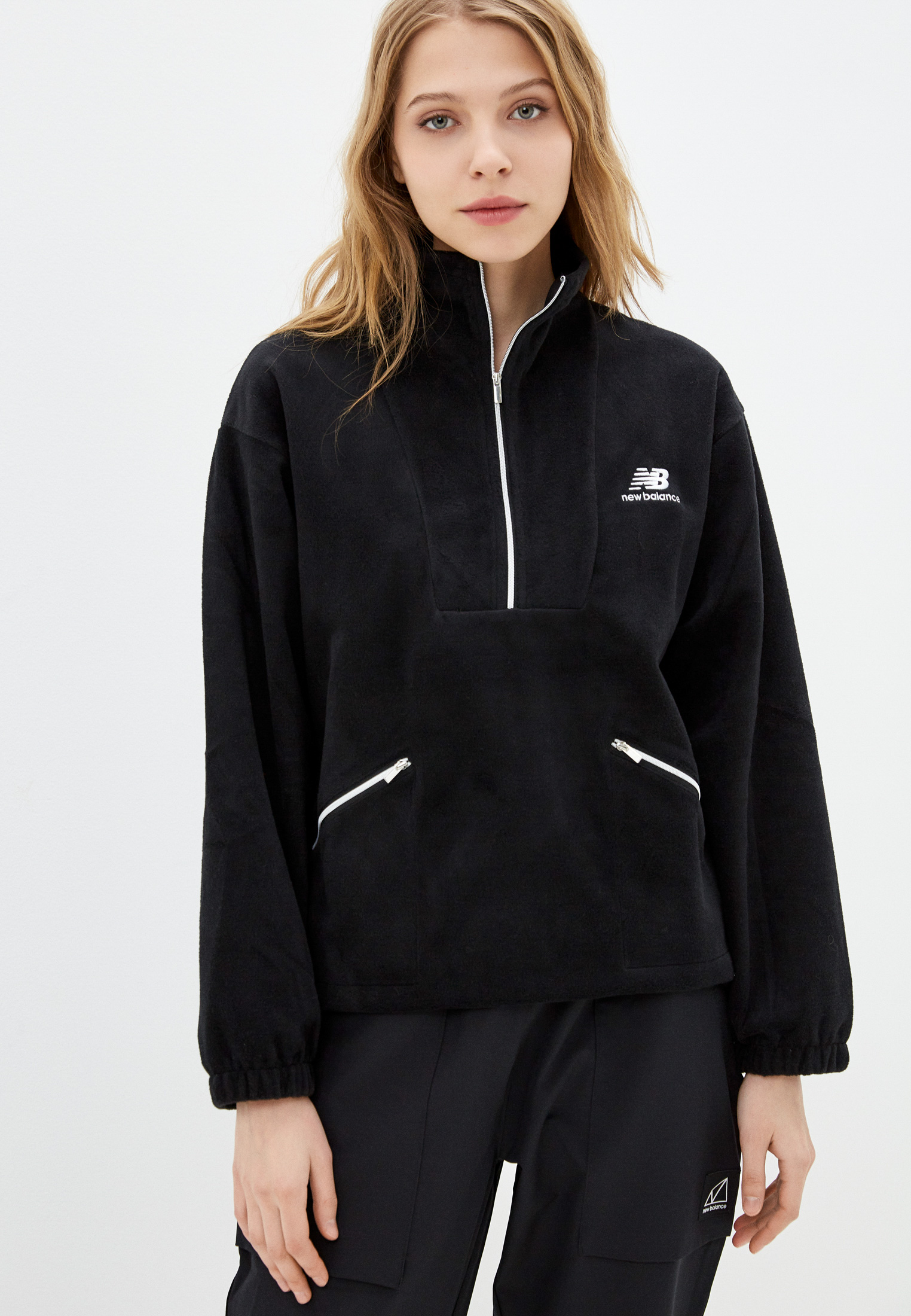 Олимпийка New Balance NB Athletics Winterized Quarter Zipper, цвет ...