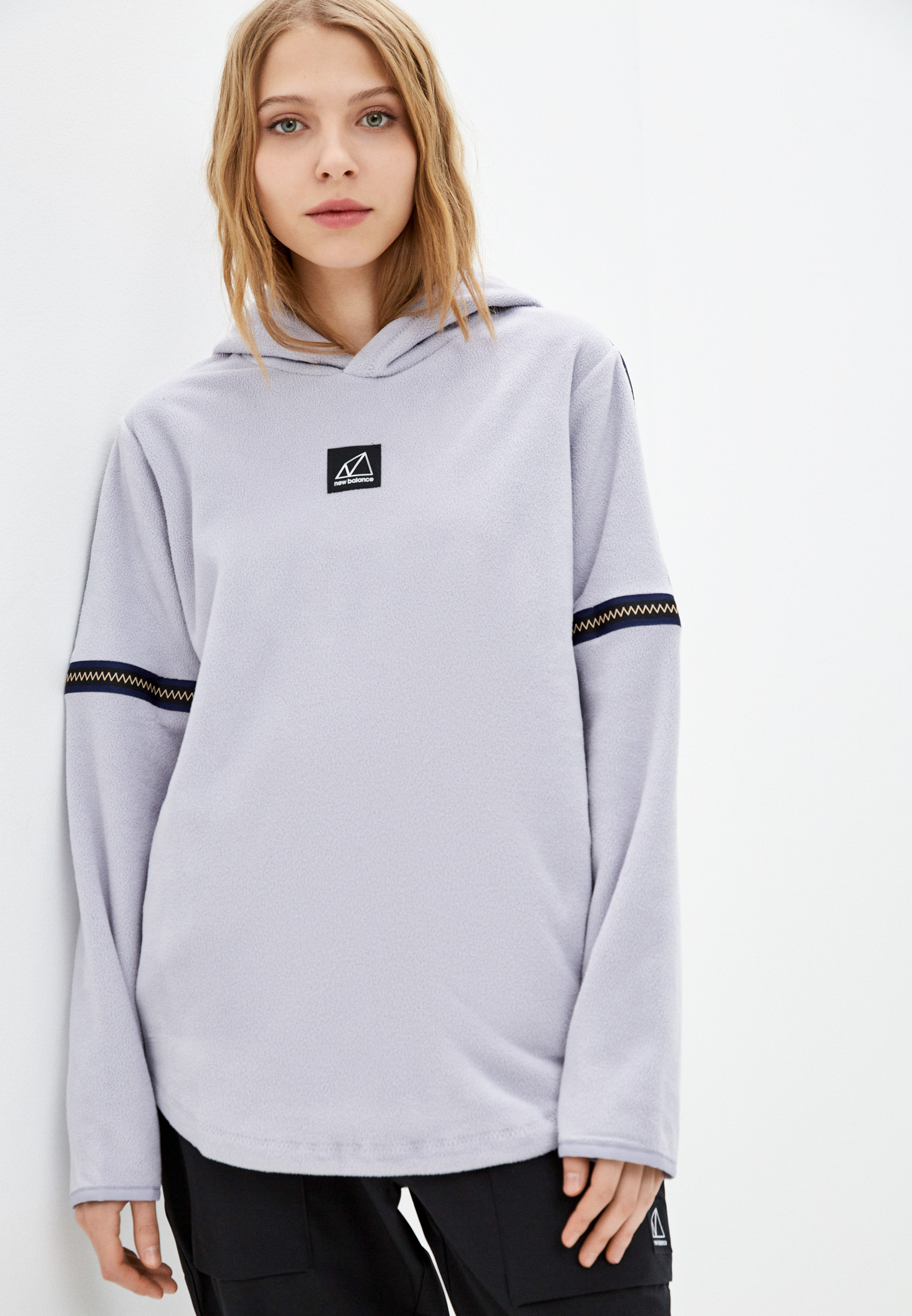 Худи New Balance NB All Terrain Polar Fleece Hoodie, цвет: серый ...