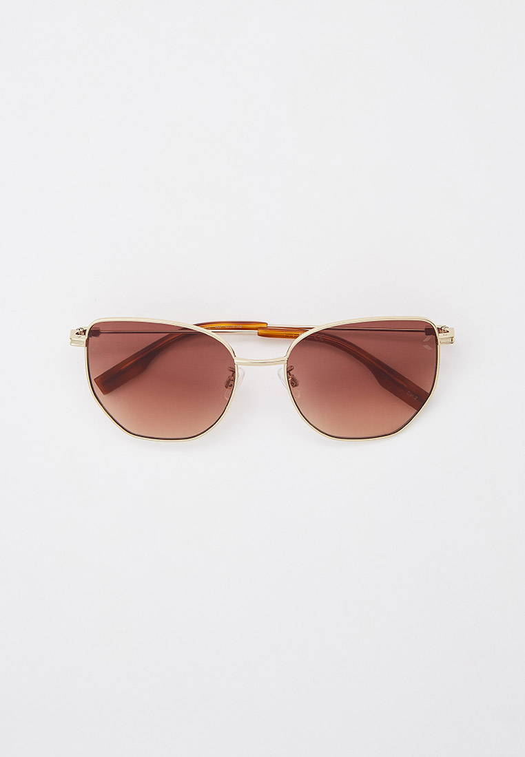Очки солнцезащитные McQ Alexander McQueen MQ0332S 002, цвет: золотой ...