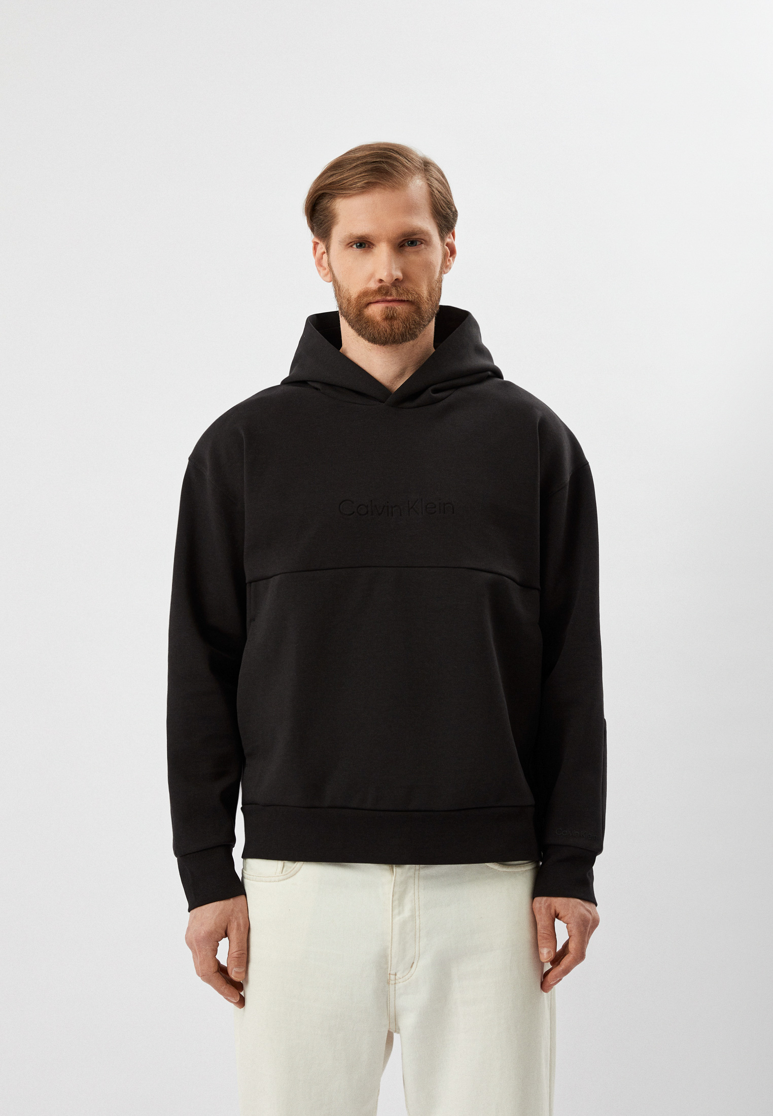 Худи Calvin Klein, цвет: черный, RTLAAZ362702 — купить в интернет ...