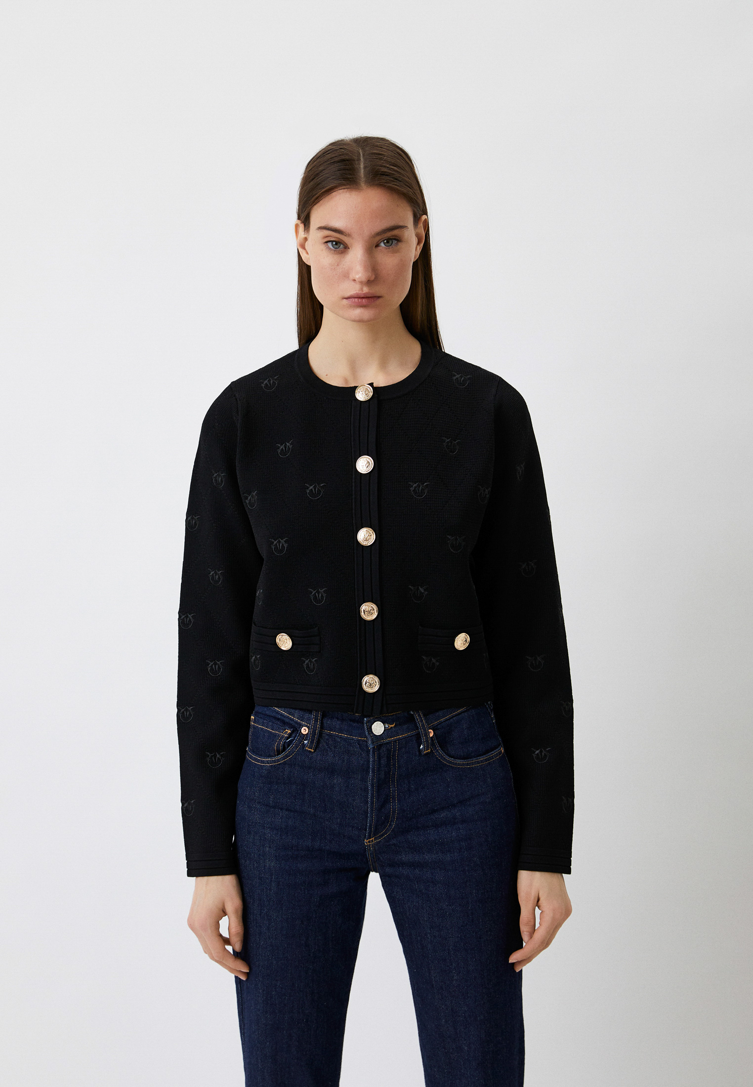 Кардиган Pinko, цвет: черный, RTLABA243501 — купить в интернет-магазине ...