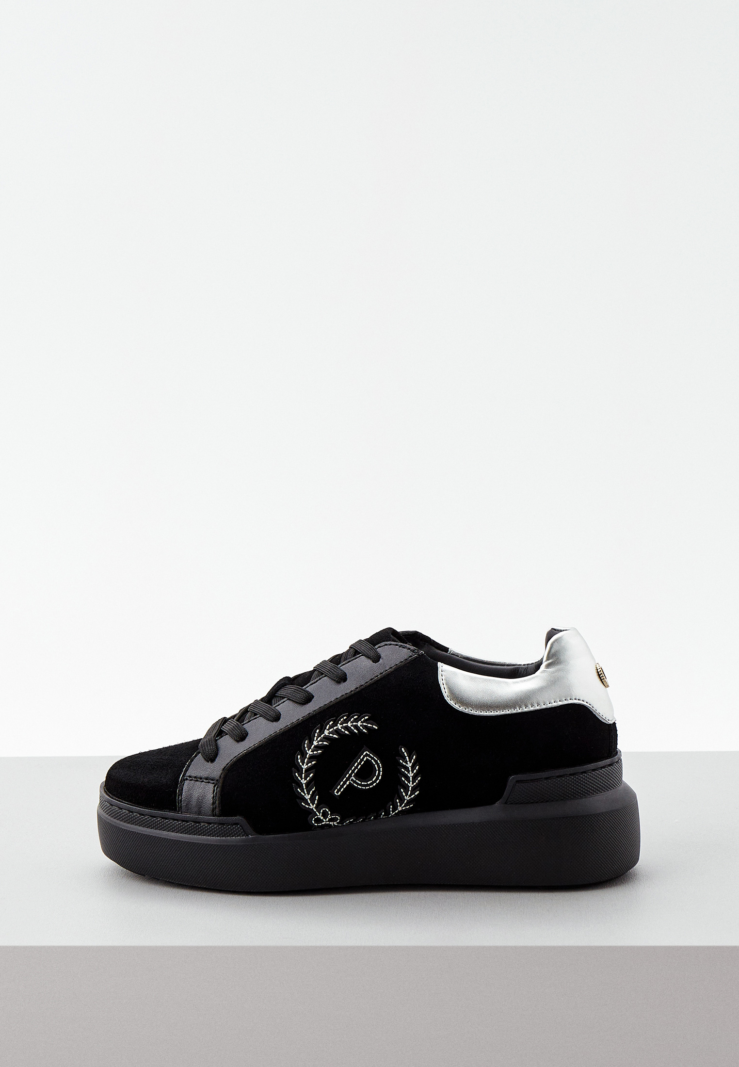 Кеды Pollini, цвет: черный, RTLABA745501 — купить в интернет-магазине ...