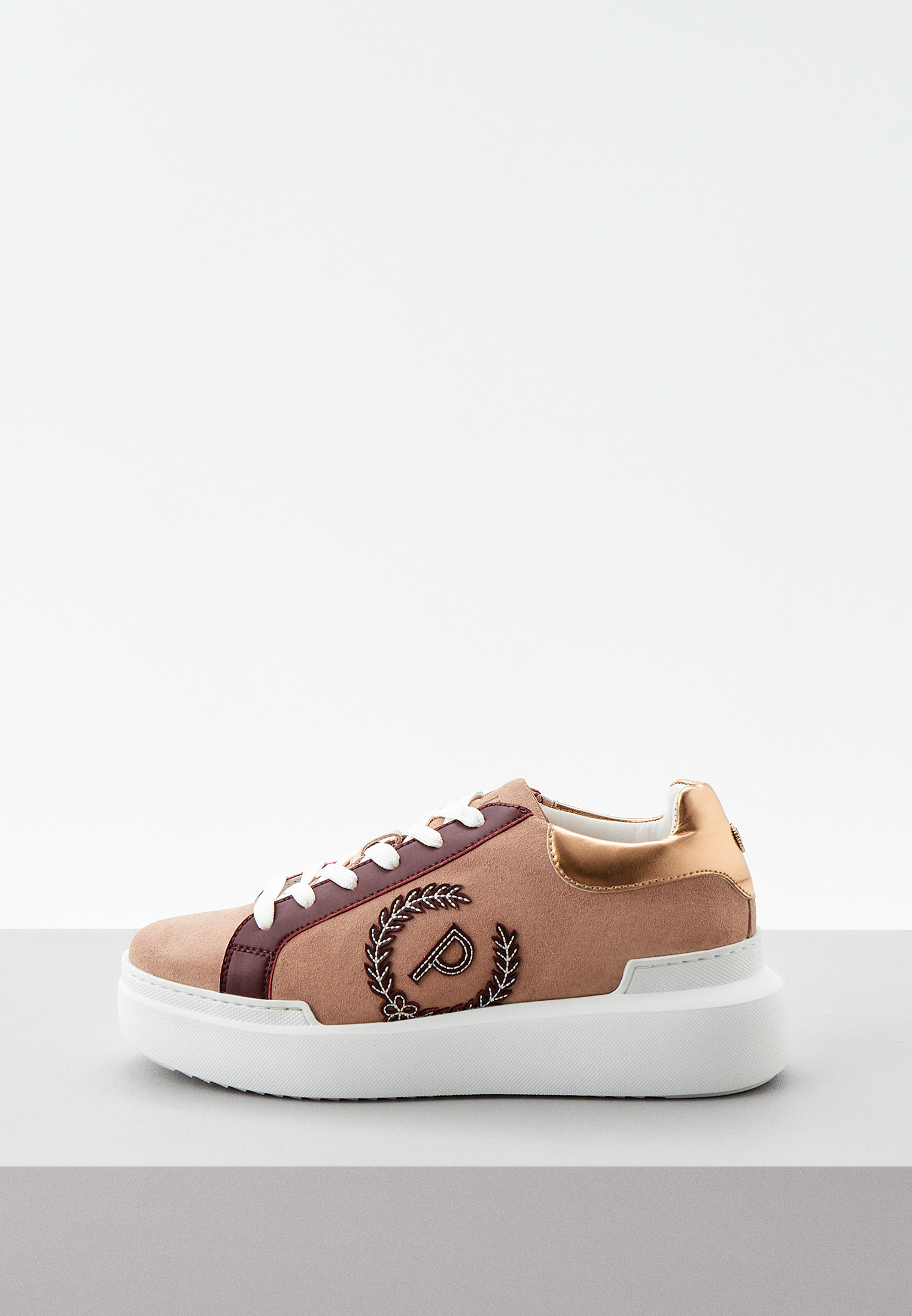 Кеды Pollini, цвет: розовый, RTLABA745601 — купить в интернет-магазине ...