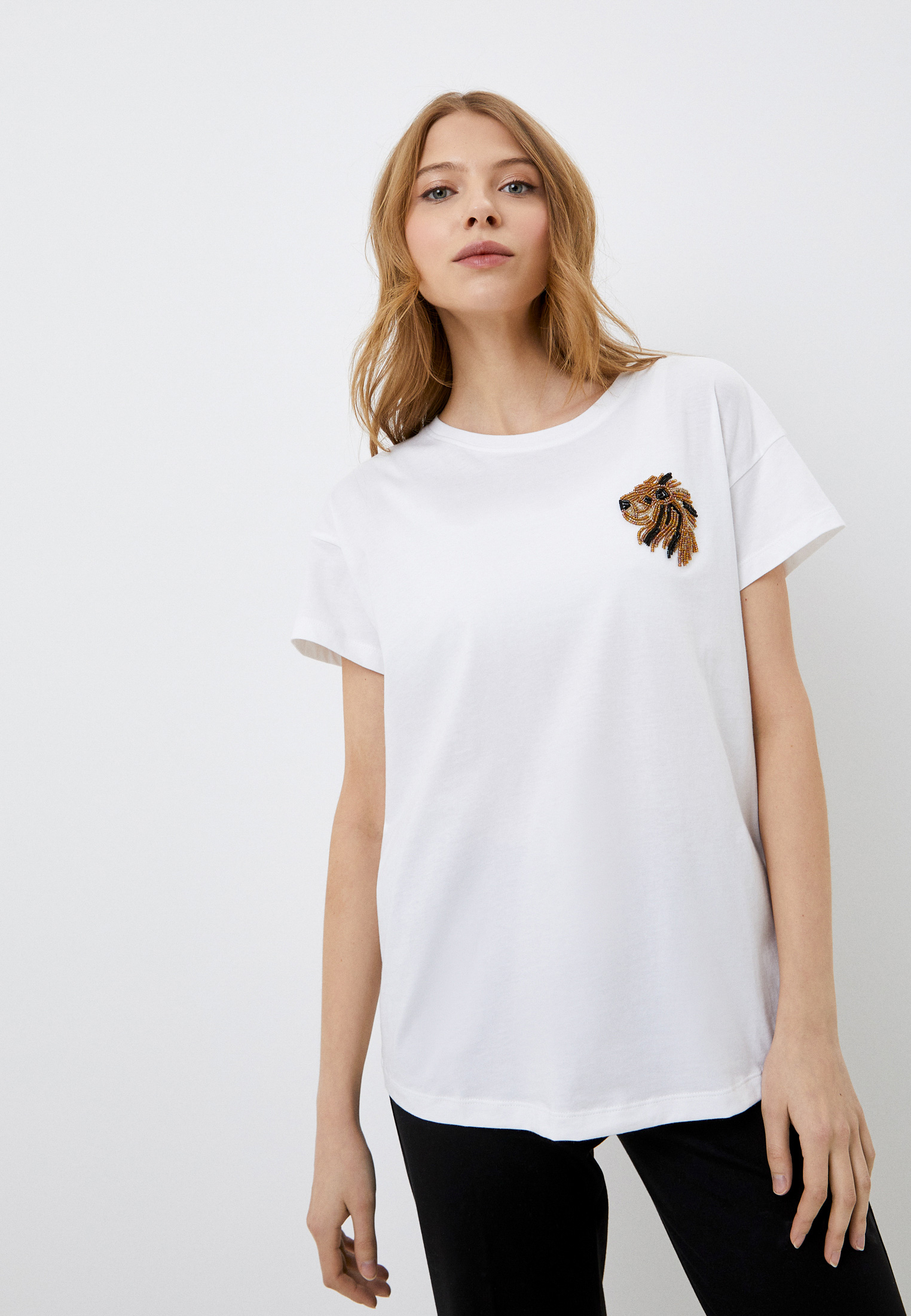 Футболка United Colors of Benetton, цвет: белый, RTLABB406801 — купить ...