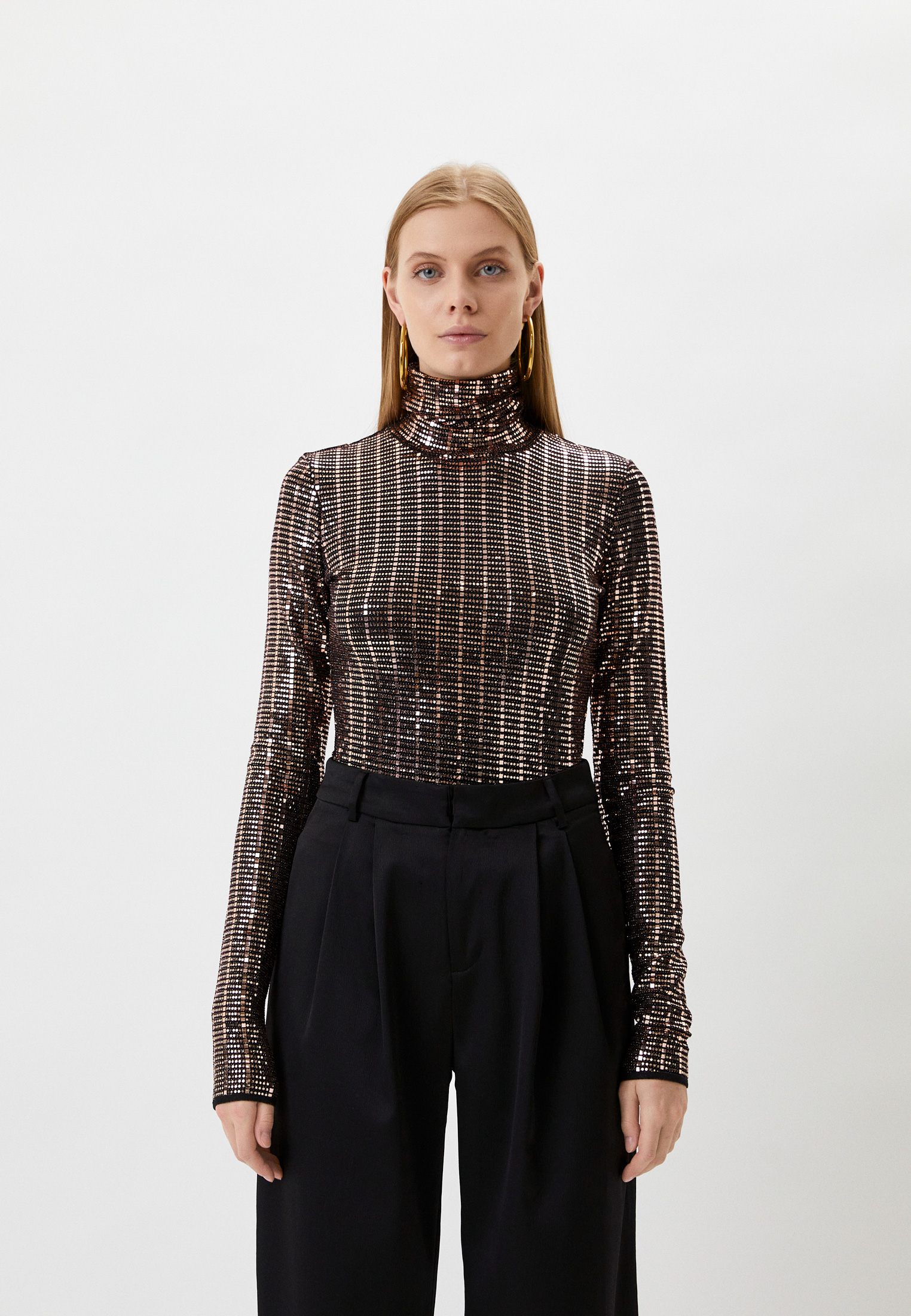 Водолазка Just Cavalli, цвет: коричневый, RTLABC319301 — купить в ...