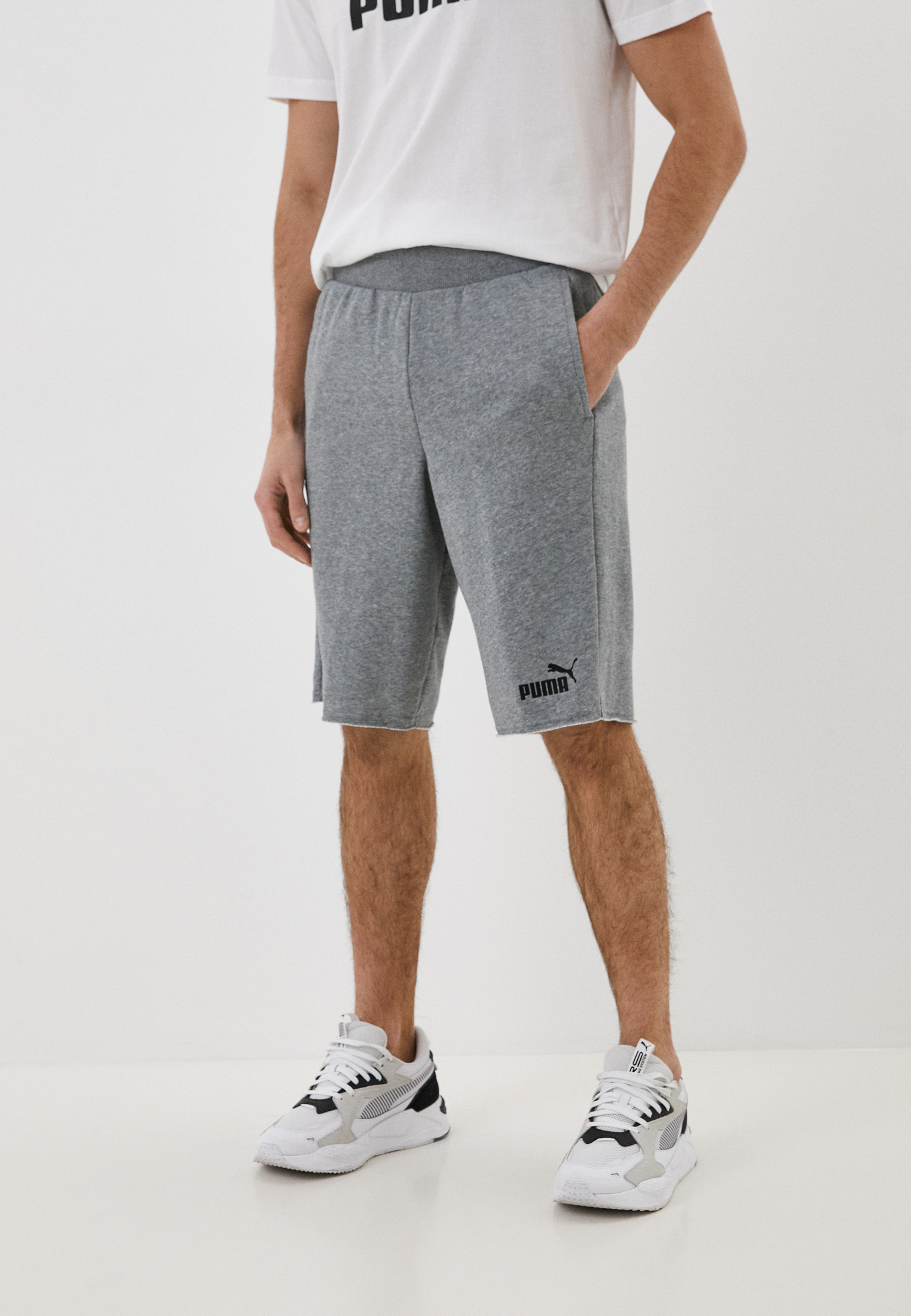 Шорты спортивные PUMA ESS Shorts 12", цвет: серый, RTLABD430401 ...
