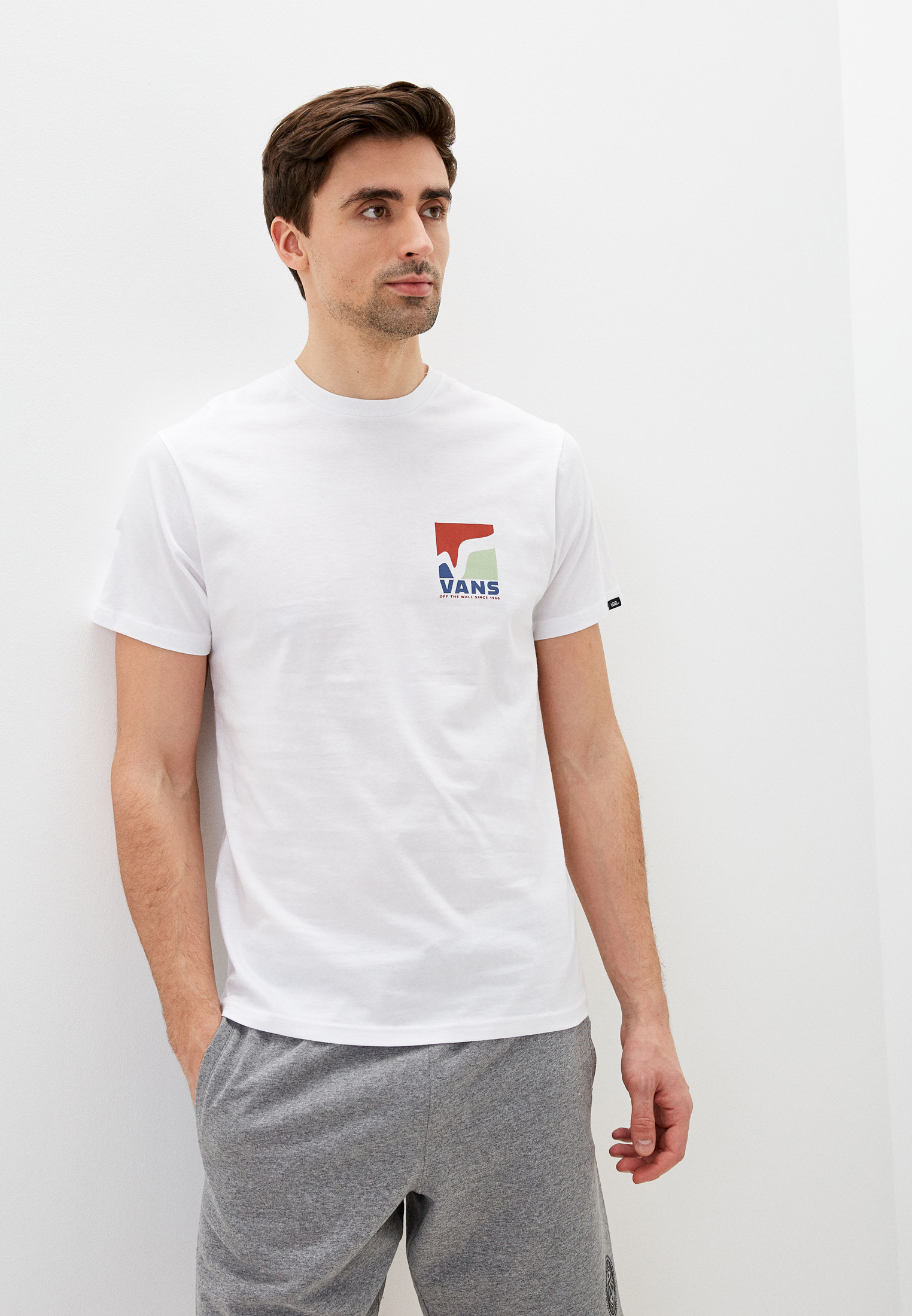 Футболка Vans SWOOP V SS, цвет: белый, RTLABE083901 — купить в интернет ...