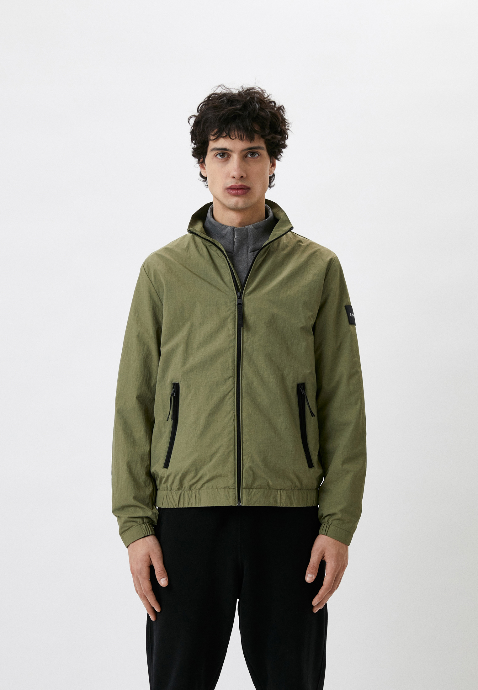 Ветровка Calvin Klein, цвет: зеленый, RTLABE401901 — купить в интернет ...