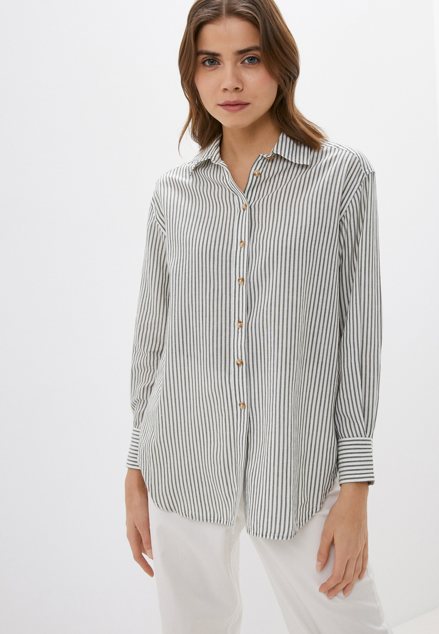 Рубашка Marks & Spencer, цвет: хаки, RTLABE483301 — купить в интернет ...