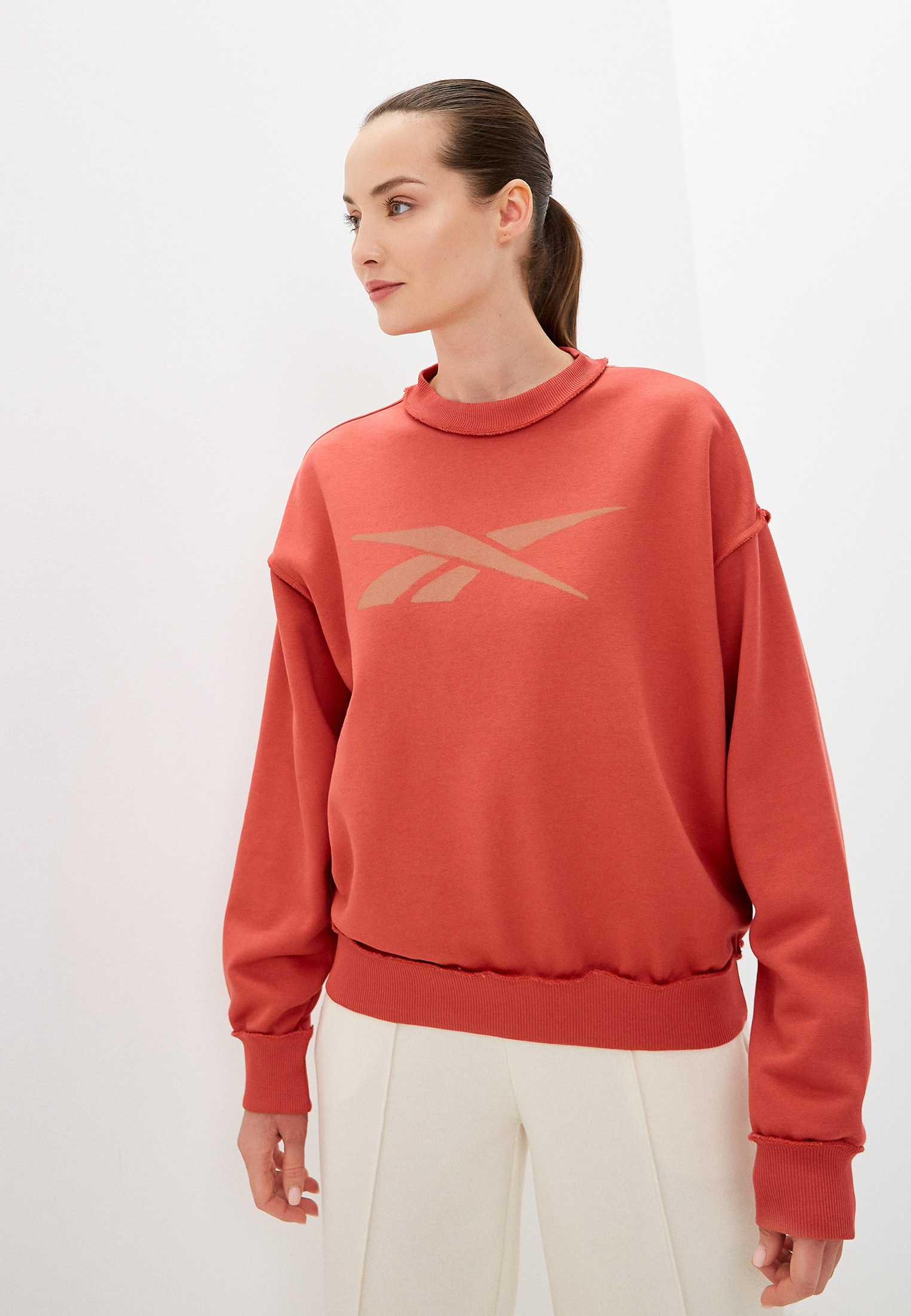 Свитшот Reebok MYT CREW, цвет: коралловый, RTLABG208501 — купить в ...