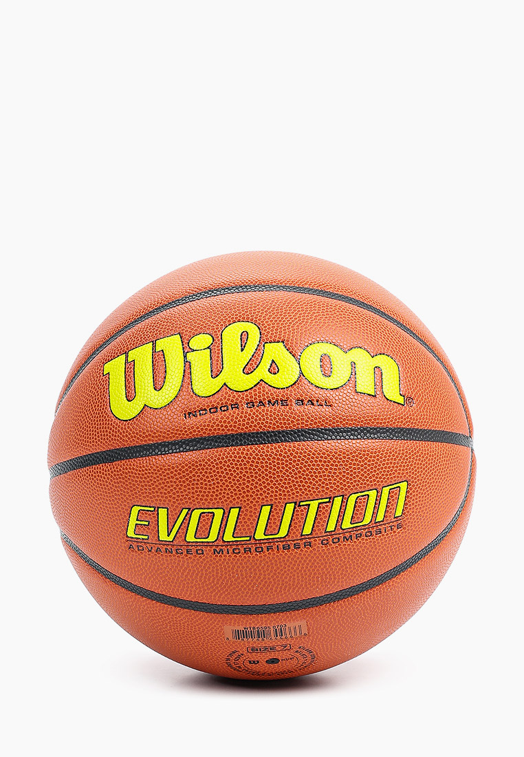 Мяч баскетбольный Wilson BS EVOLUTION 295 GAME BALL OYE, цвет ...