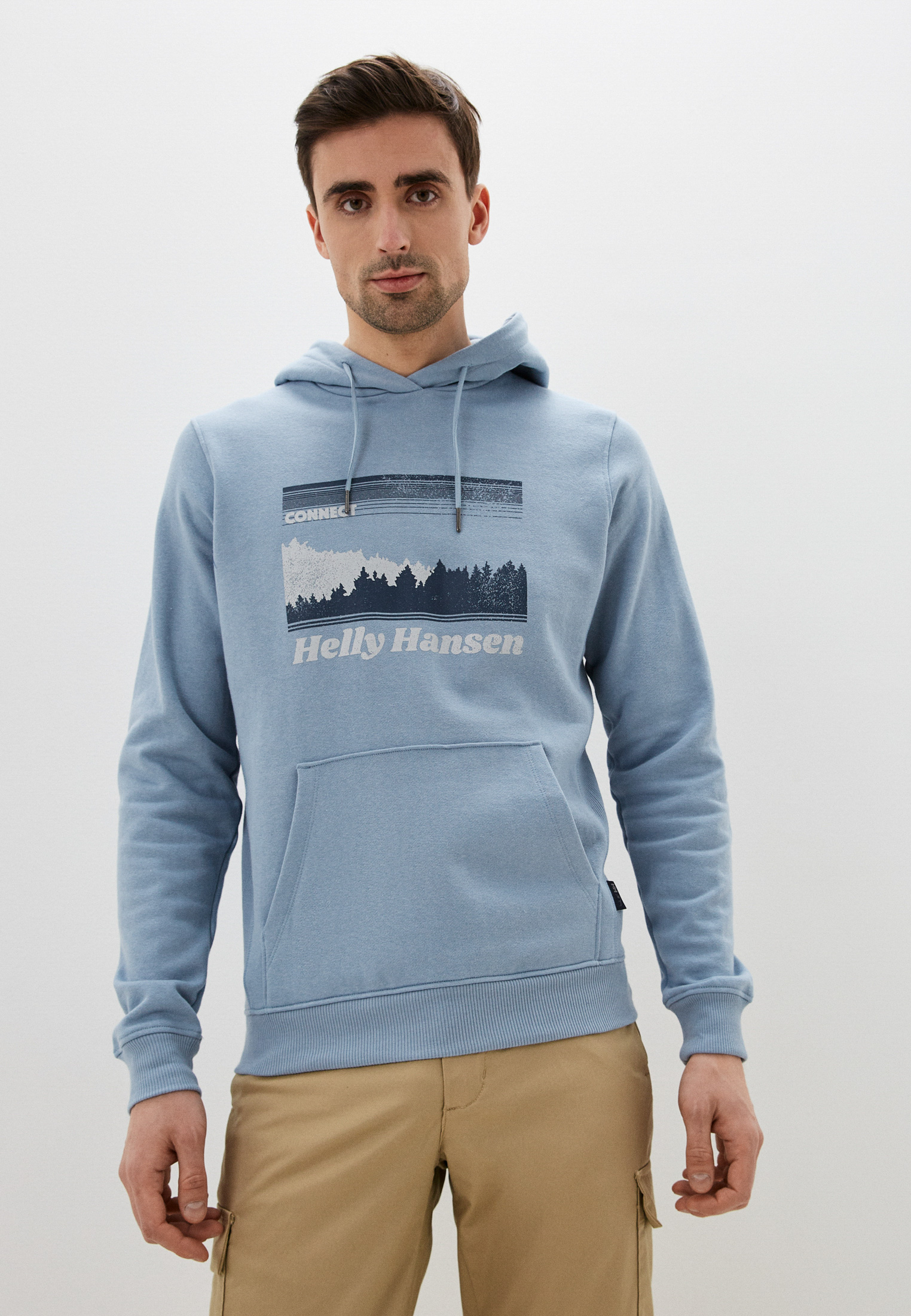 Худи Helly Hansen F2F ORGANIC COTTON HOODIE, цвет: голубой ...