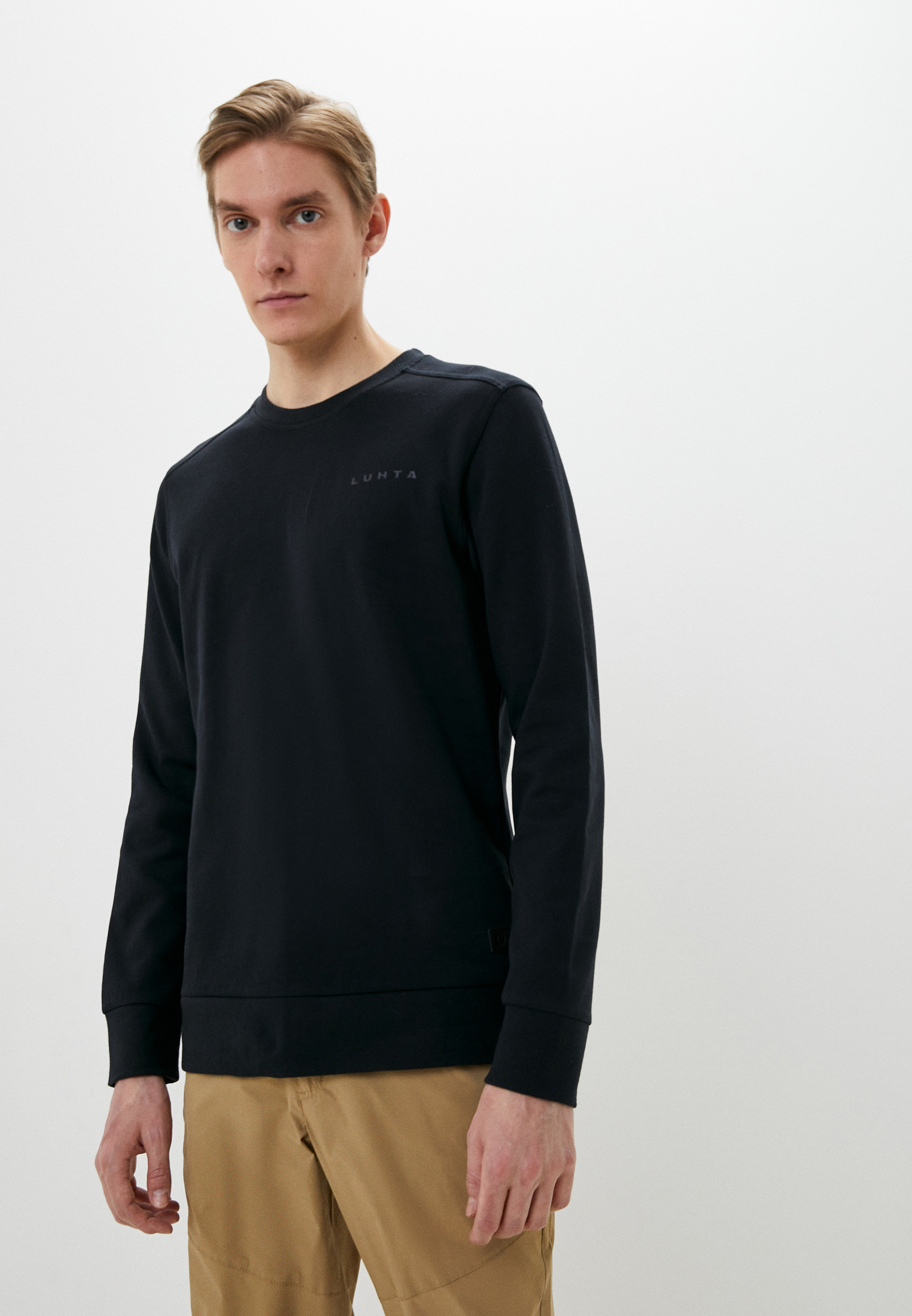 Свитшот Luhta AHVENSAARI, цвет: черный, RTLABH142701 — купить в ...
